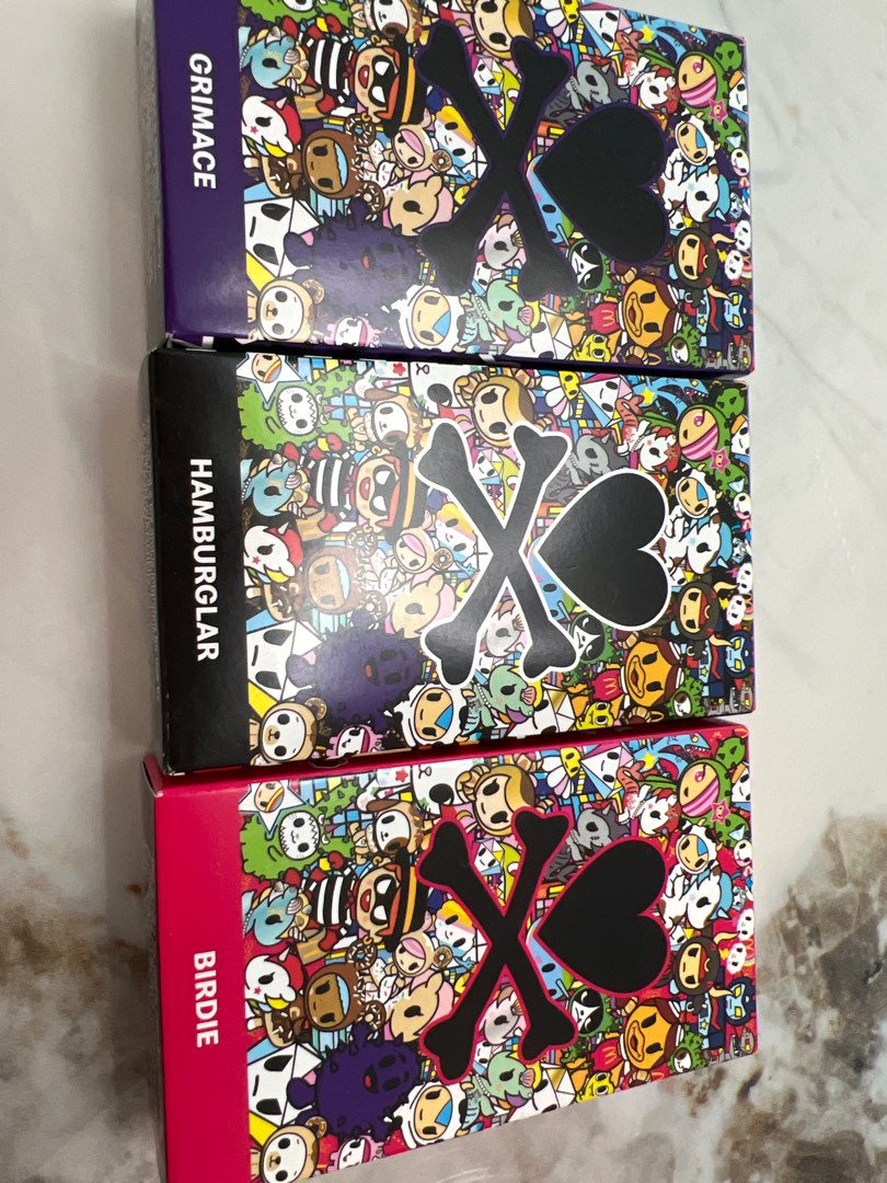 Tokidoki x McDonald's Grimace, Hamburglar, Birdie Boxes, Hobbies & Toys ...