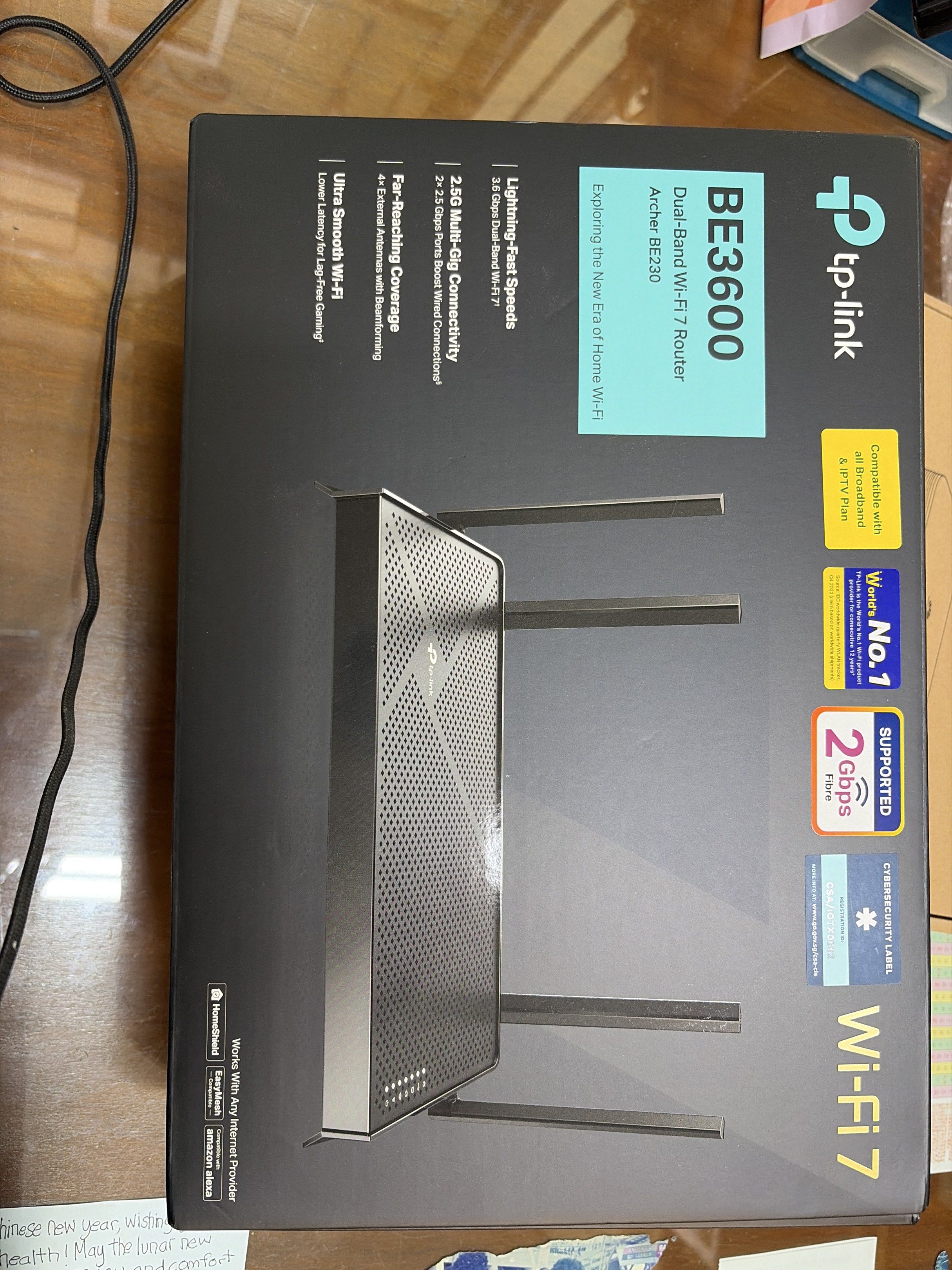 TP-Link BE3600 Dual-Band Wi-Fi 7 Router, Computers & Tech, Parts ...