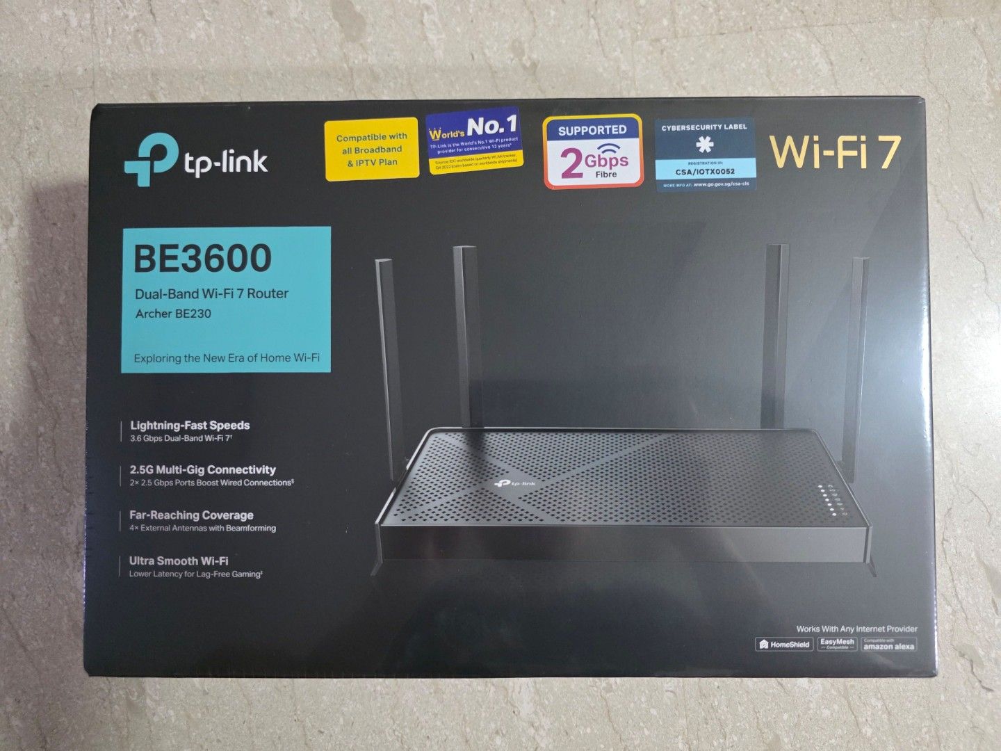 TP-Link BE3600 Dual-Band Wi-Fi 7 Router, Computers & Tech, Parts ...