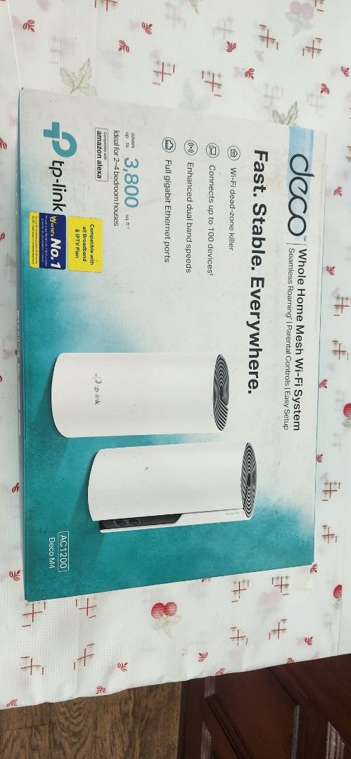 TP-Link Deco M4 Whole Home Mesh Wi-Fi System, Computers & Tech, Parts ...