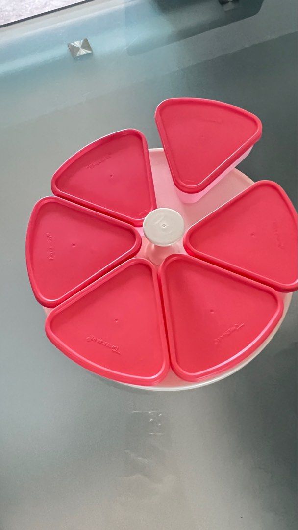 Tupperware Turntable Container, Furniture & Home Living, Kitchenware ...