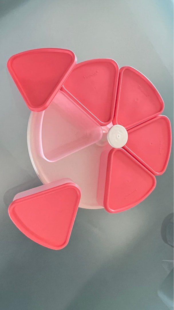 Tupperware Turntable Container, Furniture & Home Living, Kitchenware ...