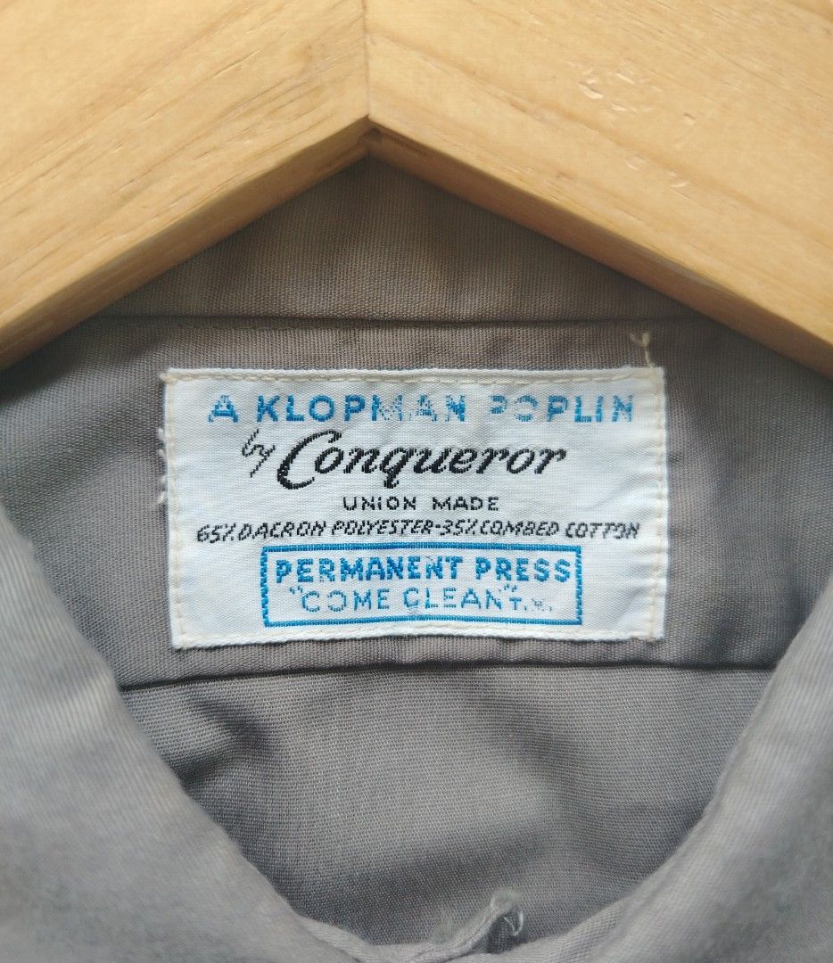 VINTAGE CONQUEROR UNION MADE LONG SLEEVE WORKSHIRT, Men's Fashion, Tops ...