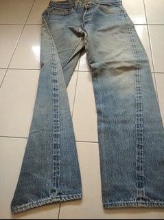 Vintage 90s Levis 501 USA Non Selvedge Biru Pekat, Men's Fashion ...