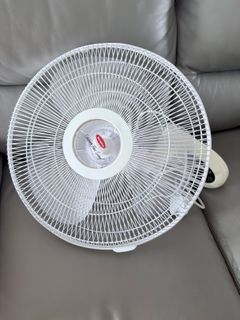 Black and Copper Wall-Mounted Fan, Furniture & Home Living, Lighting ...