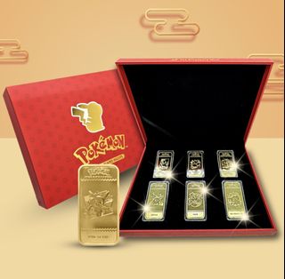 Gold plated pokemon For Sale | Toys & Games | Carousell Singapore