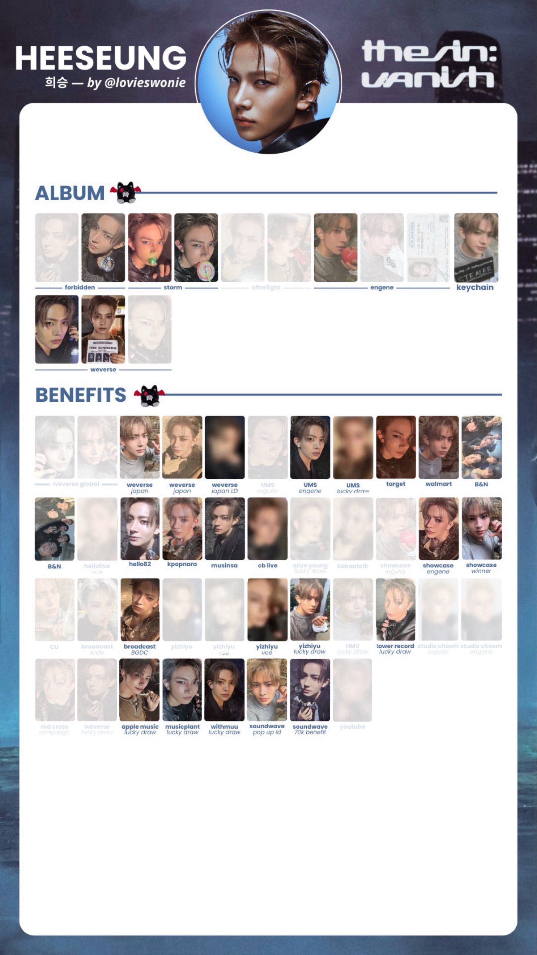 wtt enhypen the sin vanish sunghoon forbidden , Hobbies & Toys ...