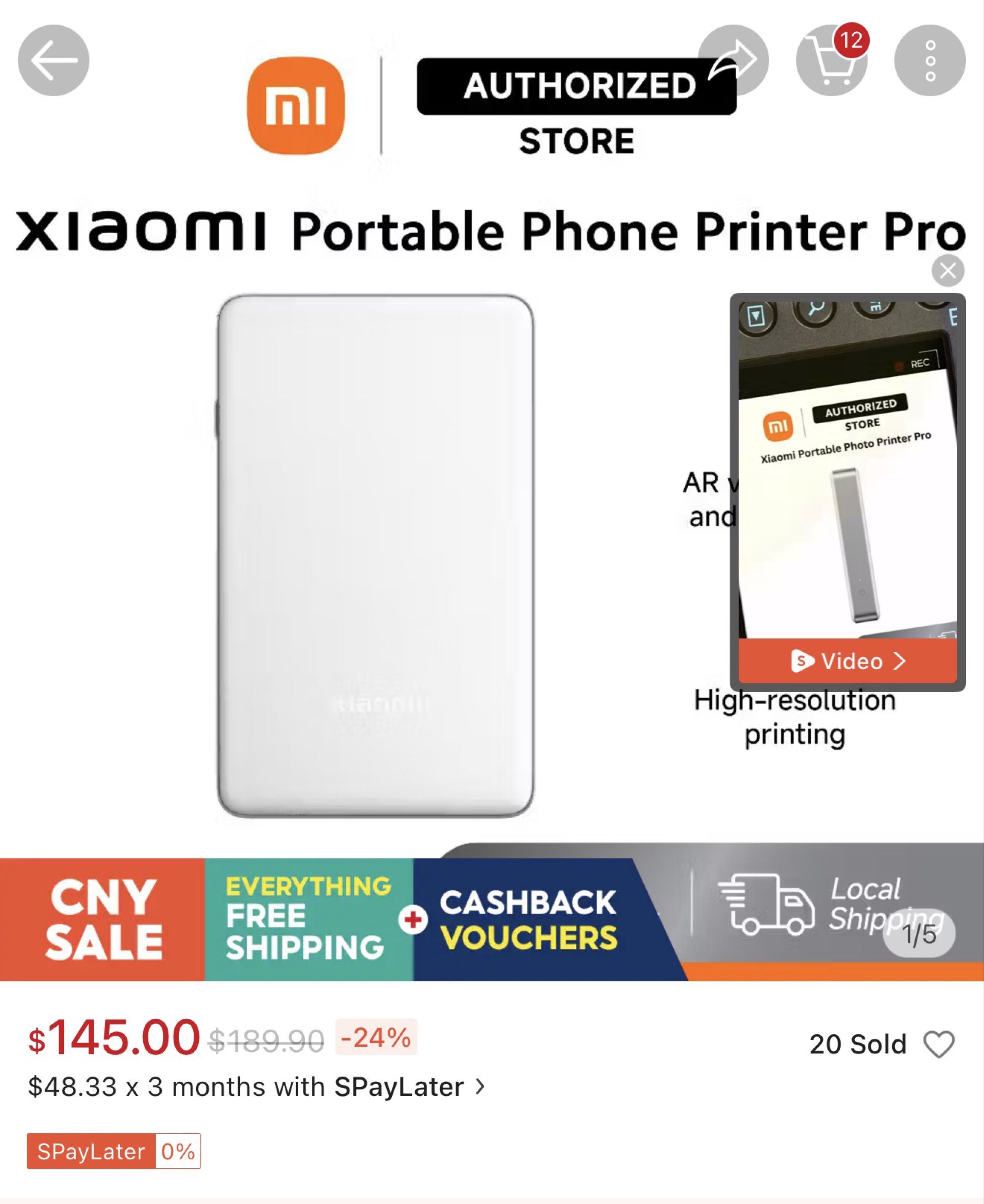Xiaomi Portable Photo Printer Pro - New, Computers & Tech, Printers ...