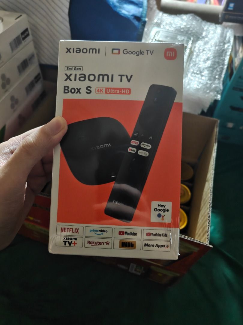 Xiaomi TV Box S 2025 (3rd Gen) 4K Ultra GOOGLE TV, TV & Home Appliances ...