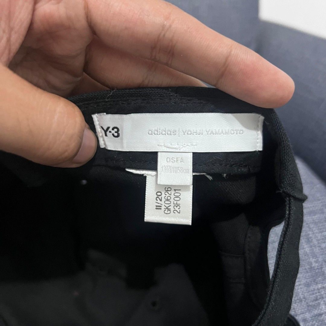 Y3 Yohji Yamamoto Cap Hat Topi, Fesyen Pria, Aksesoris, Topi di Carousell
