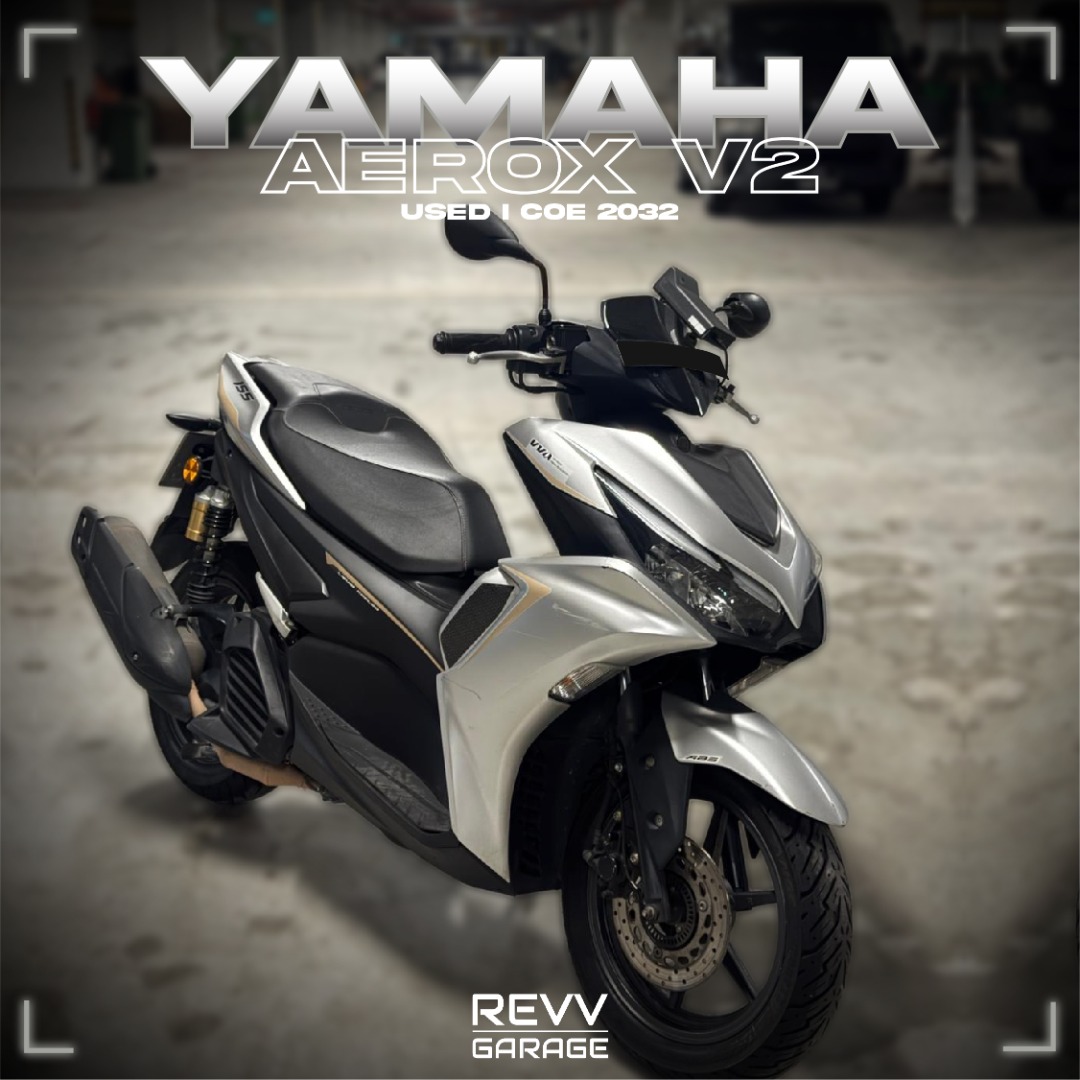 YAMAHA AEROX 155 V2 (FREE SPRAY PAINT!!!), Motorcycles, Motorcycles for ...