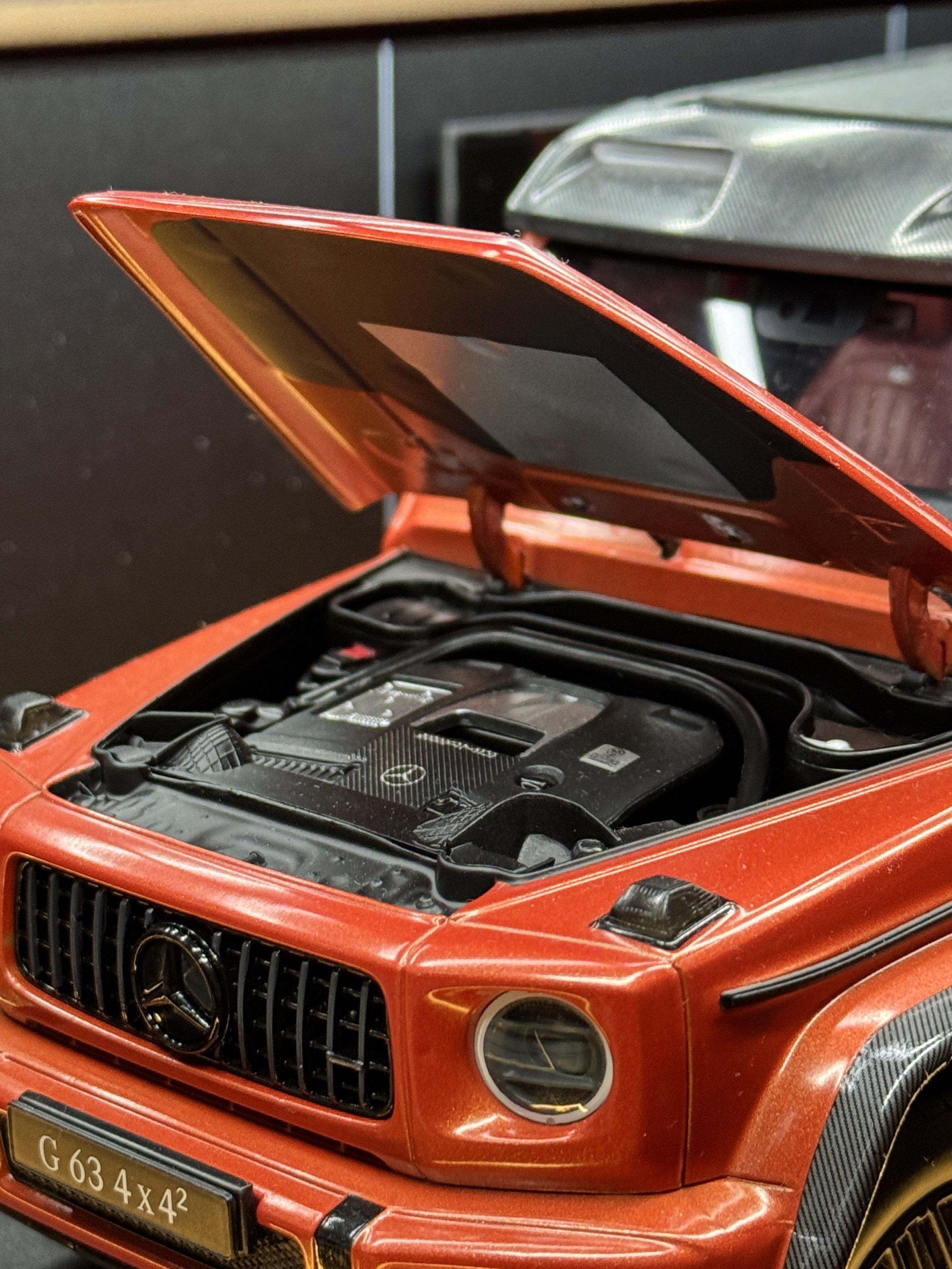 1/18 Fully Openable Mercedes AMG G63 4x4 Copper Orange, Hobbies & Toys ...