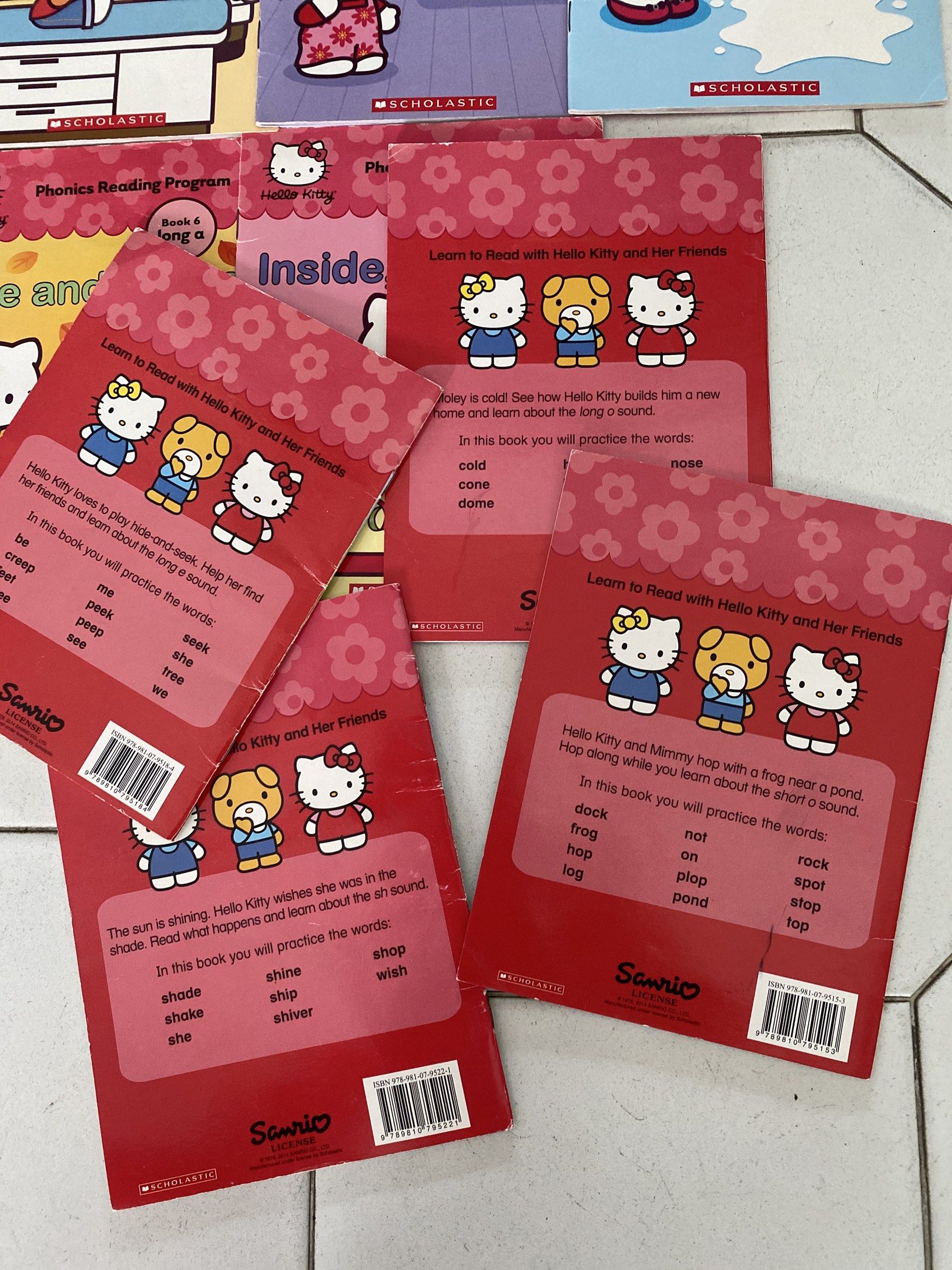 11 X ( bundle of 11) Sanrio Hello Kitty Phonics Reading Program Books ...