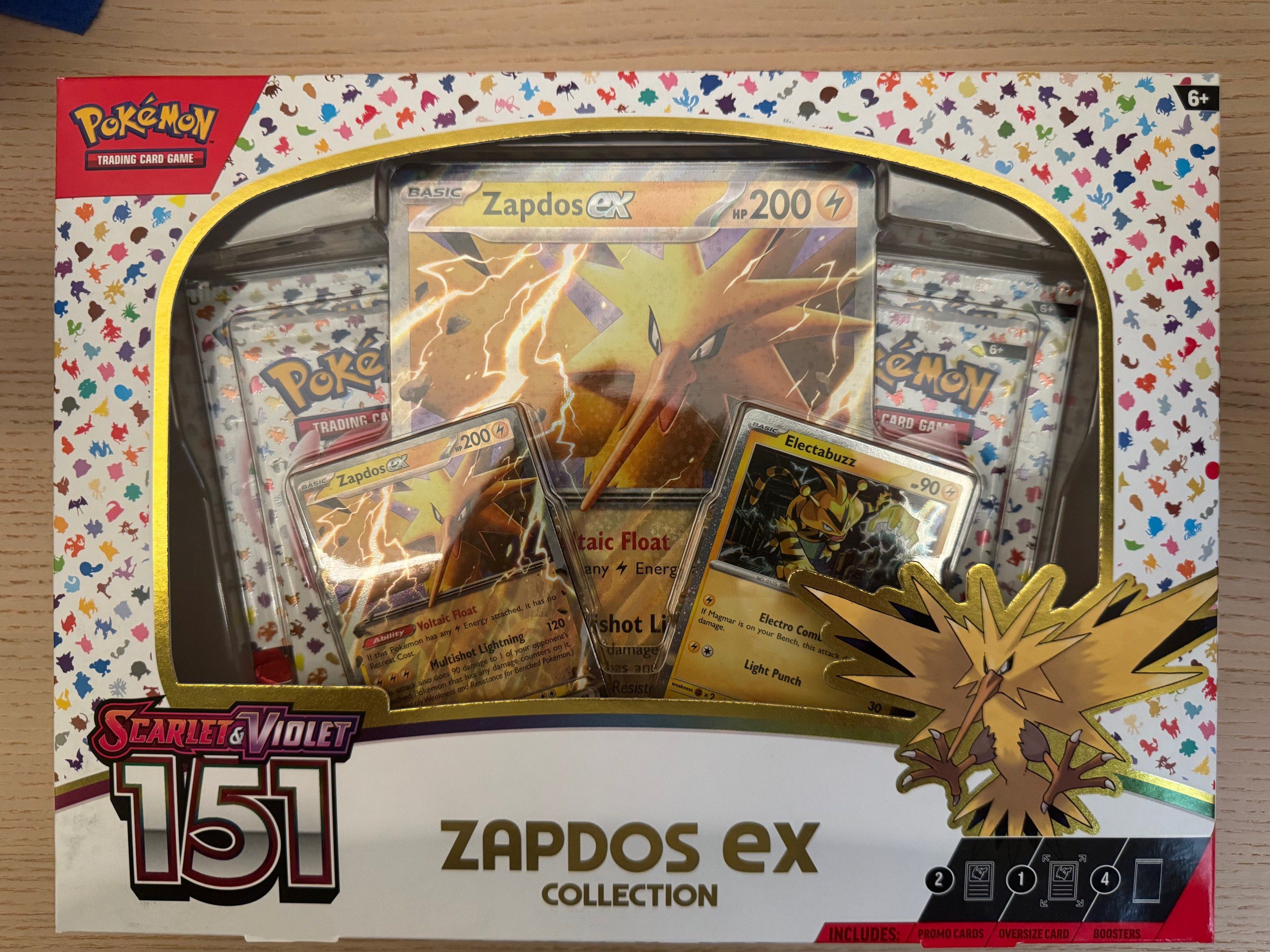 151 Zapdos EX Box, Hobbies & Toys, Toys & Games on Carousell