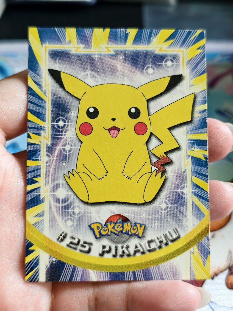 1999 Topps Pokemon TV PIKACHU #25 RARE! Animation Edition!, Hobbies ...