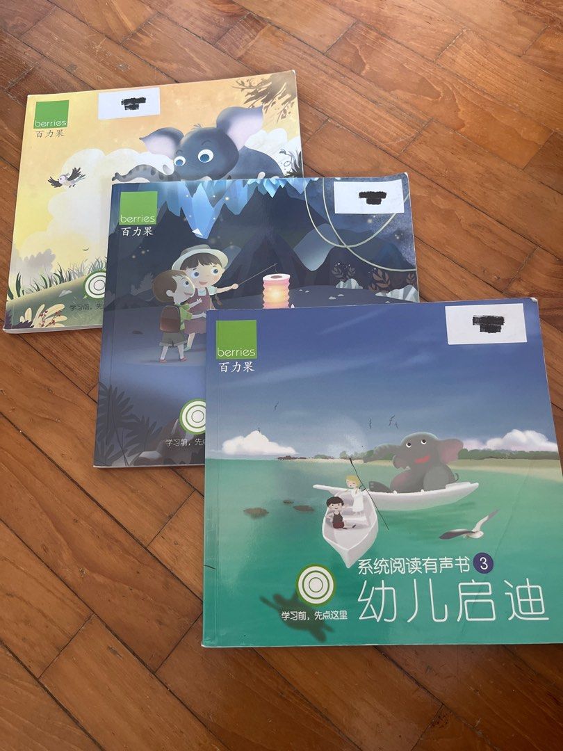 2024 N2 Berries Chinese Reading Books - Set of 3, Hobbies & Toys, Books ...
