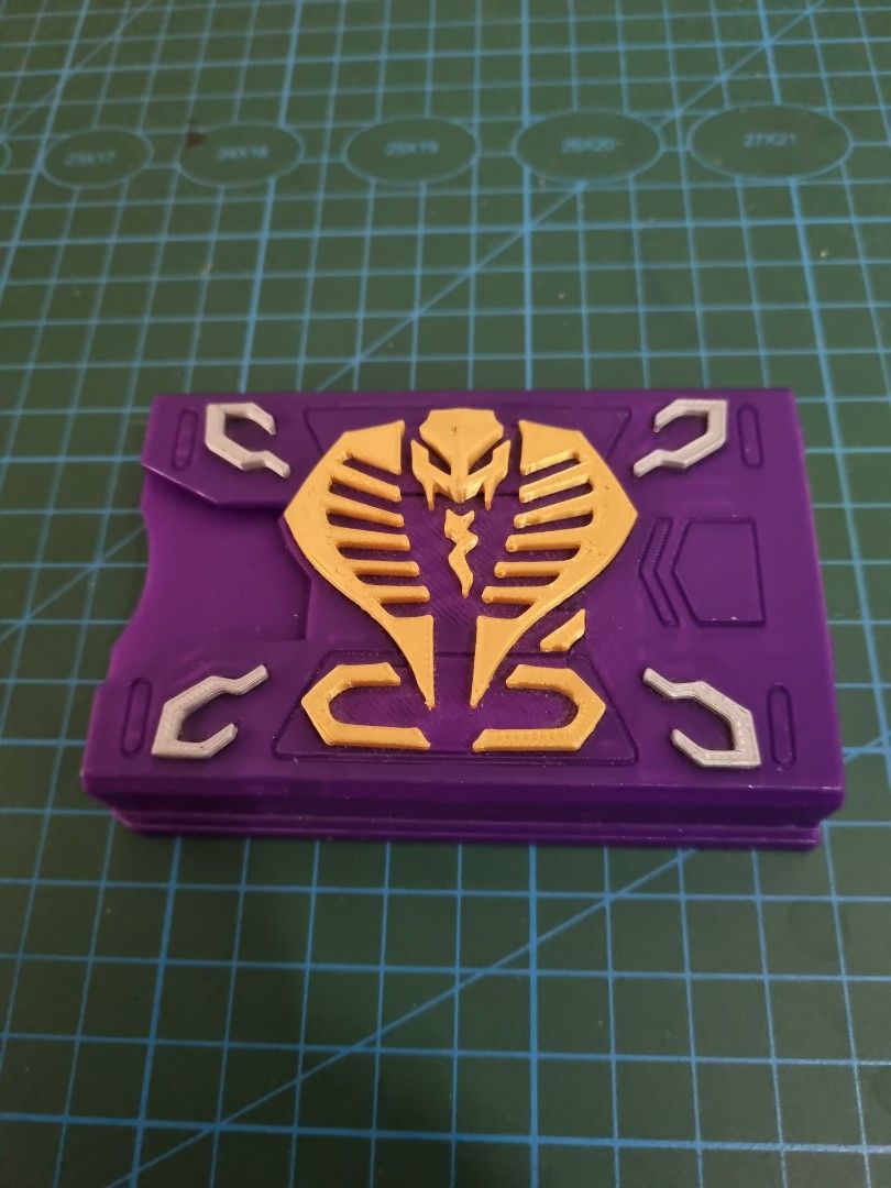 3D Printed Cobra Symbol Prop, Hobbies & Toys, Toys & Games on Carousell
