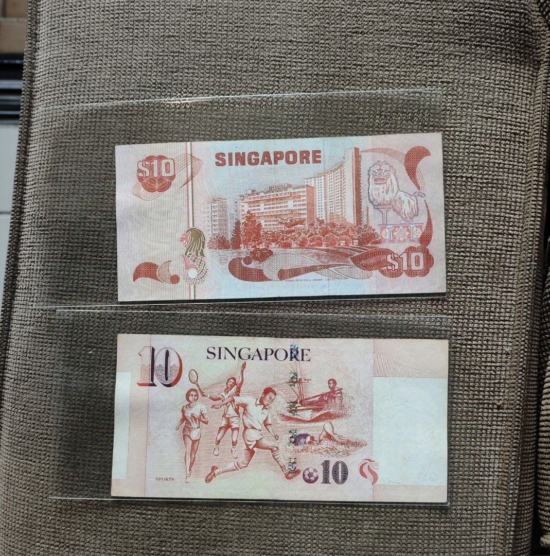 66 6262 Spore $10 Bird Portrait series fancy serial number paper ...