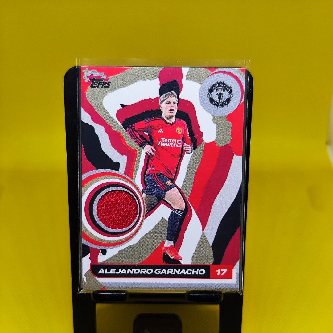 🔥 Alejandro Garnacho Match-Worn Relic – Manchester United team set ...