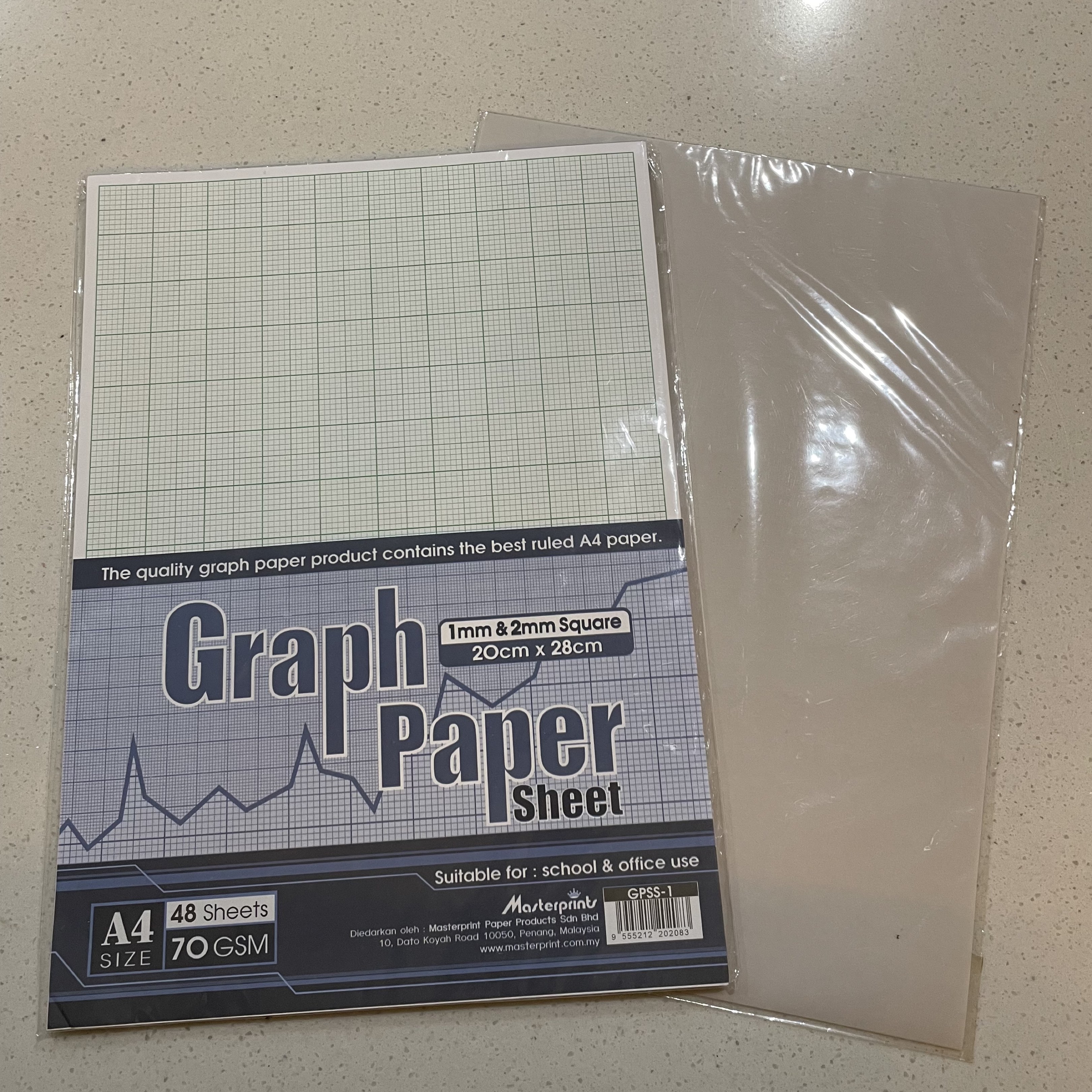 A4 graph paper and tracing paper, Hobbies & Toys, Stationery & Craft ...