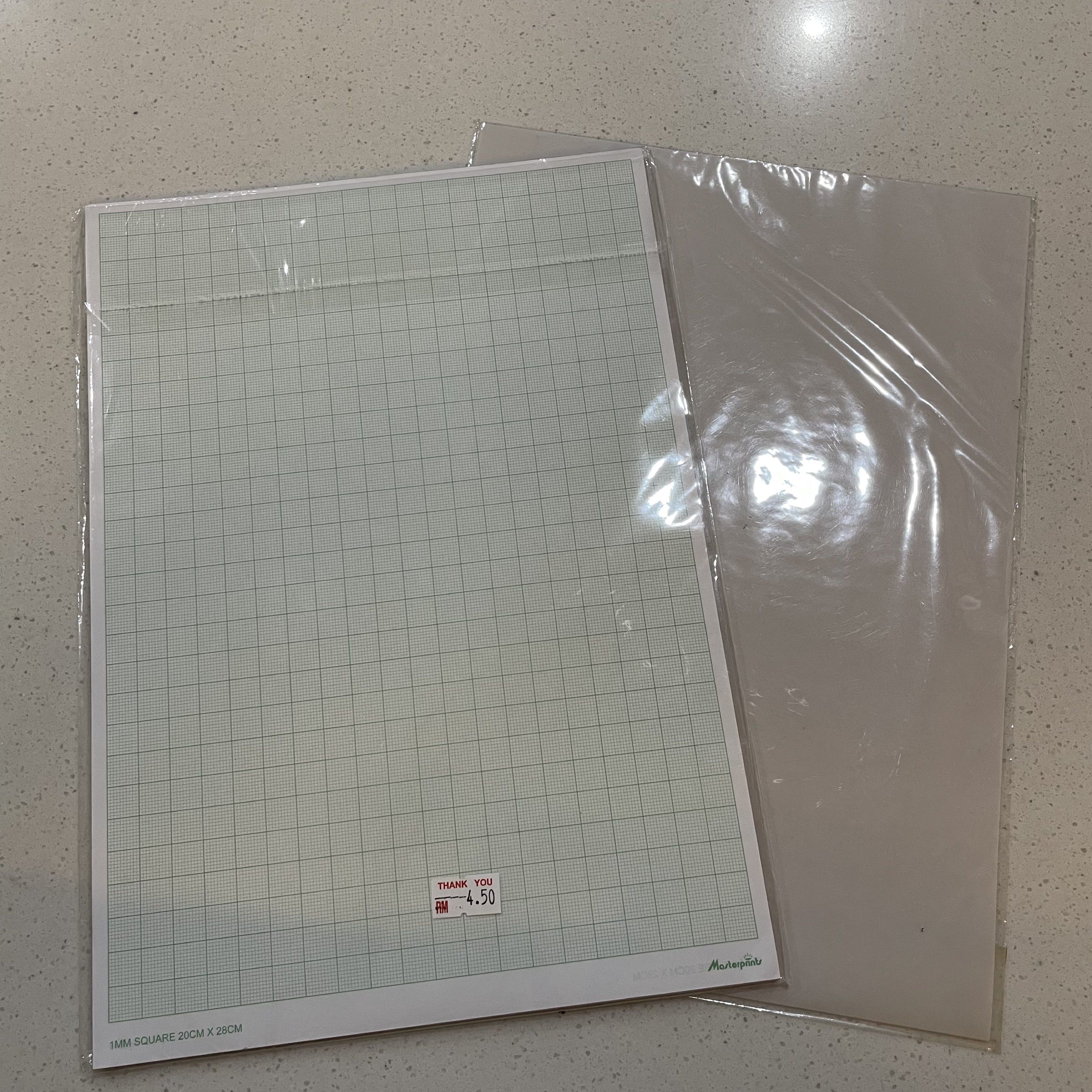 A4 graph paper and tracing paper, Hobbies & Toys, Stationery & Craft ...