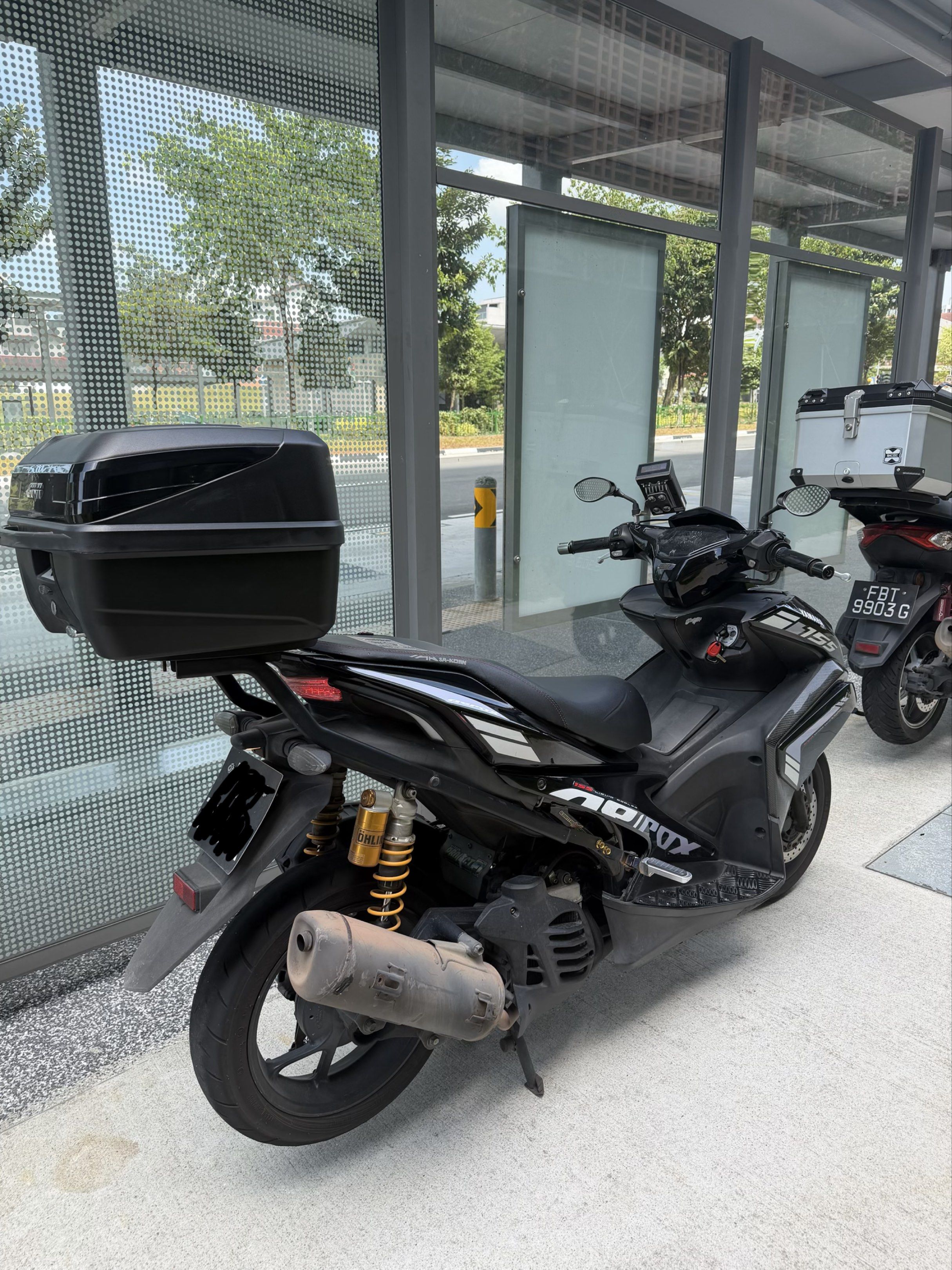Aexox v1 coe 2029, Motorcycles, Motorcycles for Sale, Class 2B on Carousell