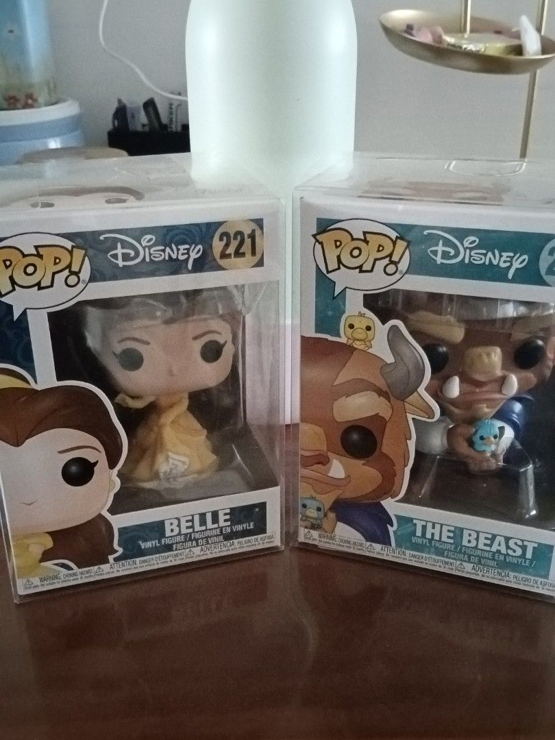 All @ $6 Funko Pop! Disney Belle & The Beast Figures, Hobbies & Toys ...