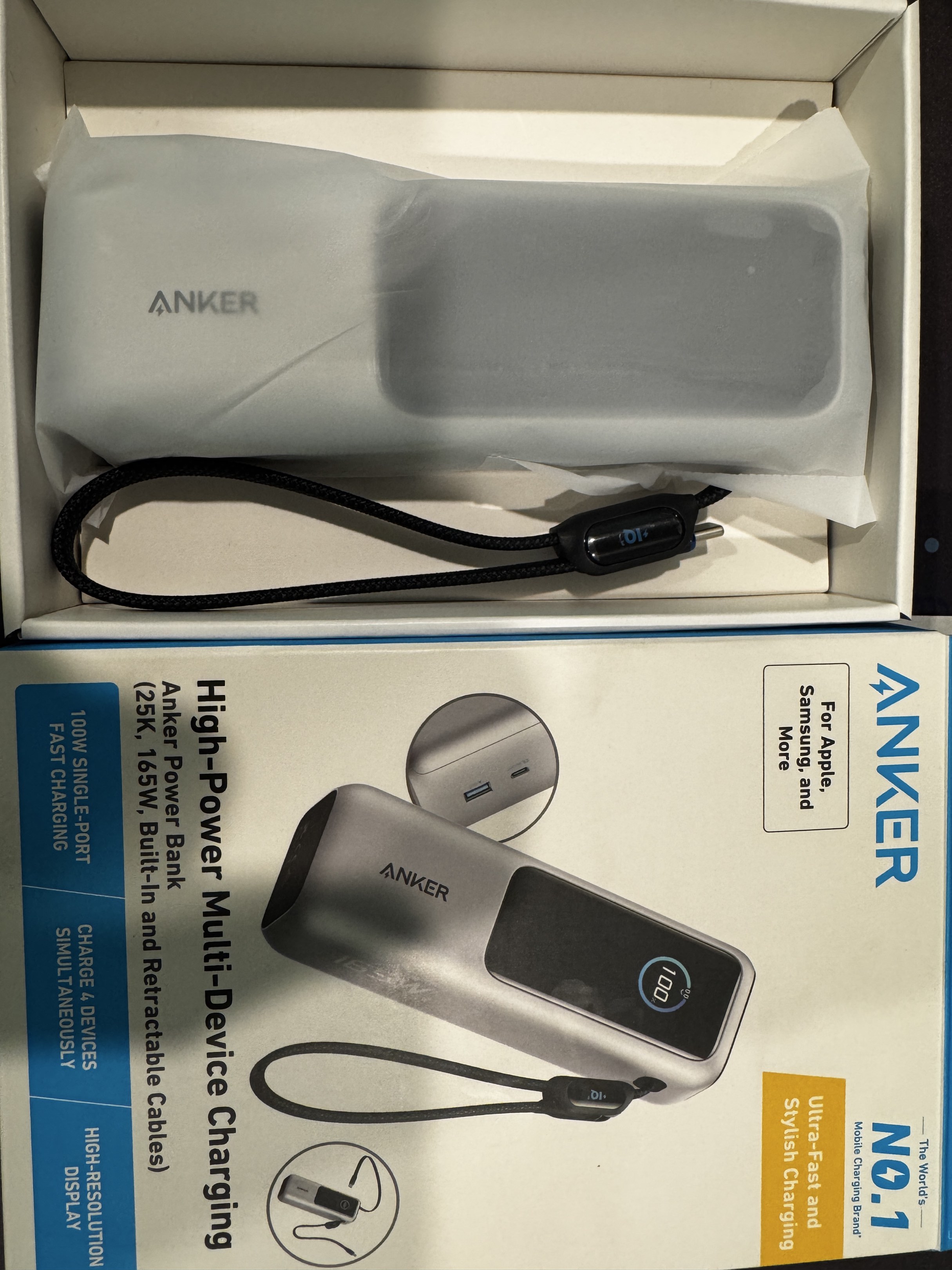 Anker High-Power Multi-Device Charging Power Bank, Mobile Phones ...