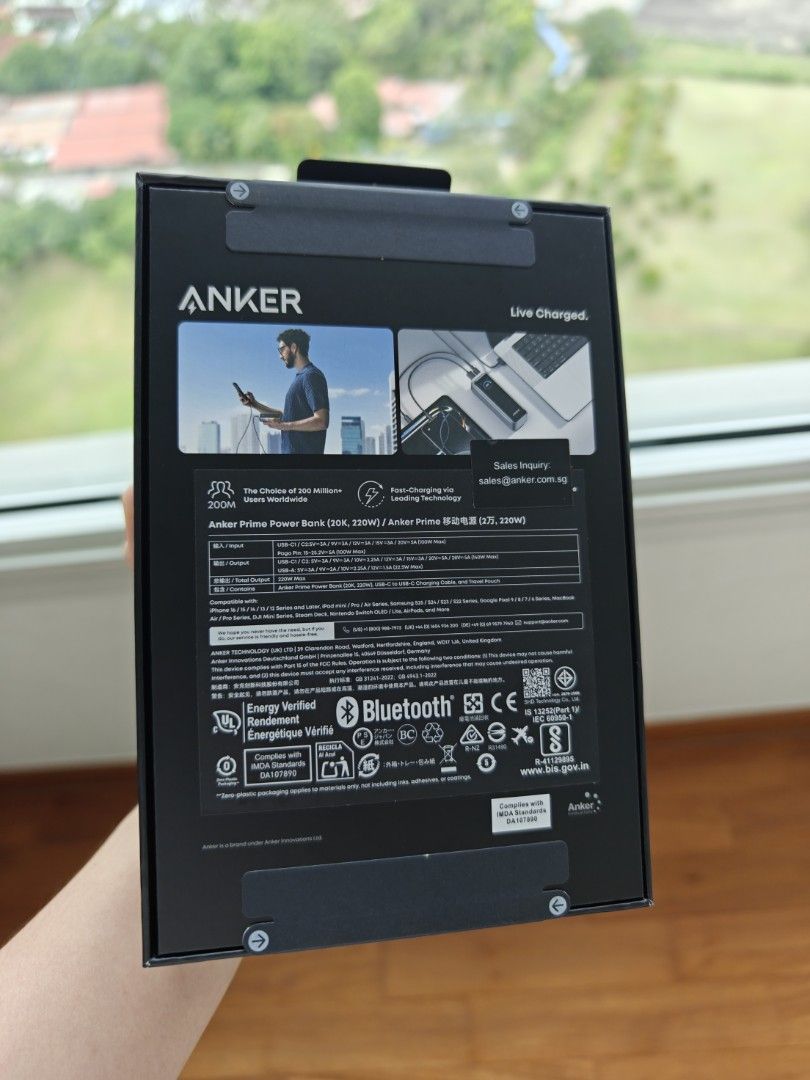 [2026 NEW] Anker Prime 20K 220W Power Bank, 20,100mAh 3-Port Portable ...