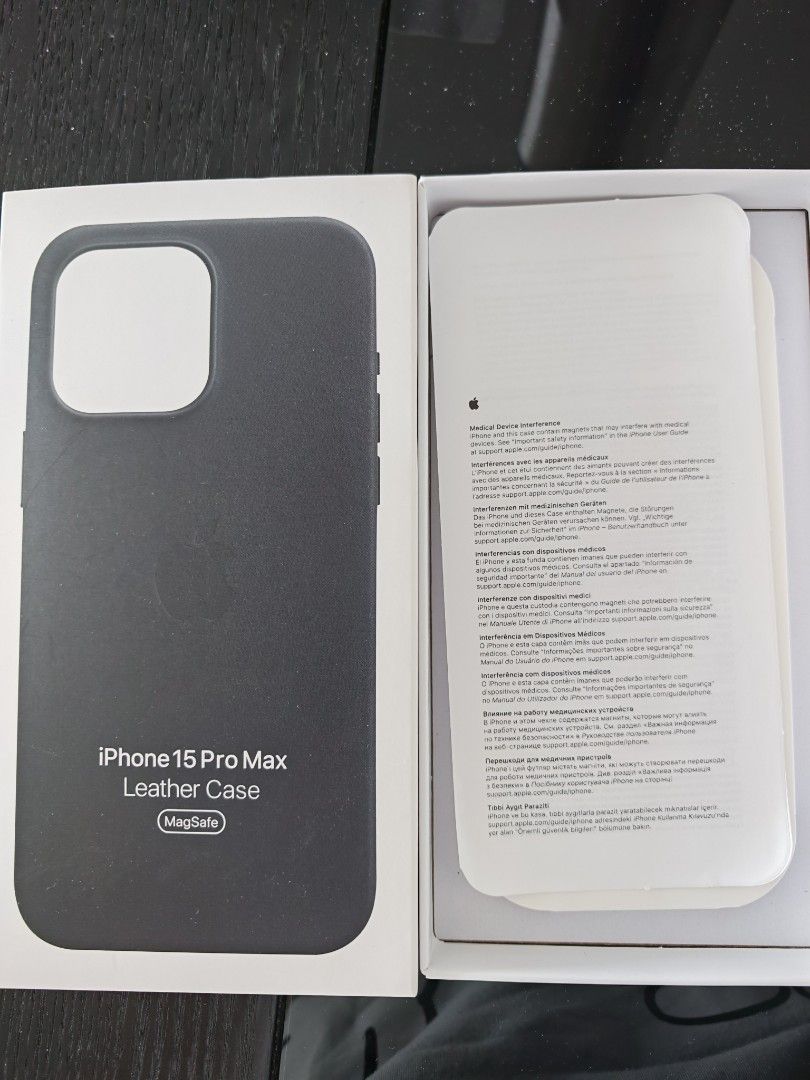 Apple iPhone 15 Pro Max Leather Case, Mobile Phones & Gadgets, Mobile ...
