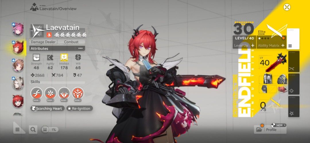 ARK KNIGHT Endfield Account Laevatain, Yvonne, Pogranichnik, Ardelia ...