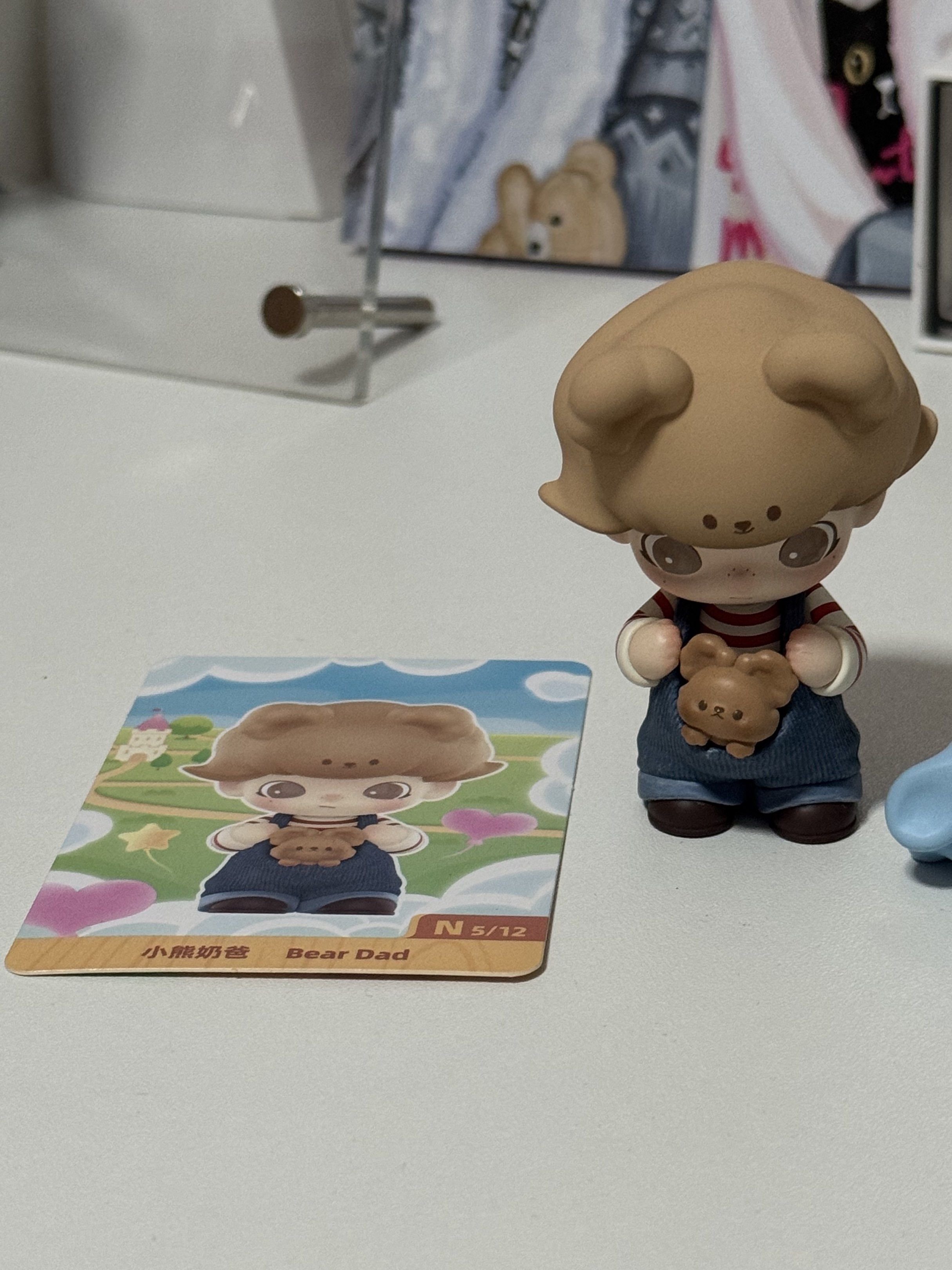 Assorted DIMOO Blind Box Figures - Bear Dad & Baby Elephant Bubble ...