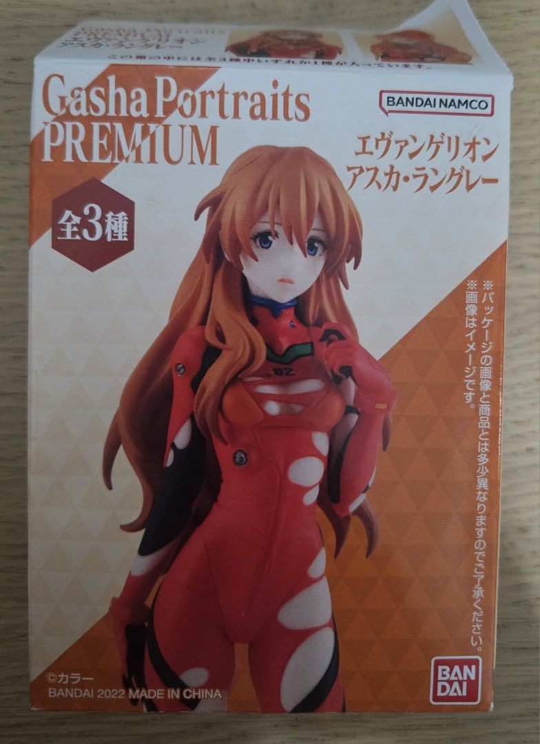 Asuka Langley Figure Bandai Gasha Portraits Premium, Hobbies & Toys ...