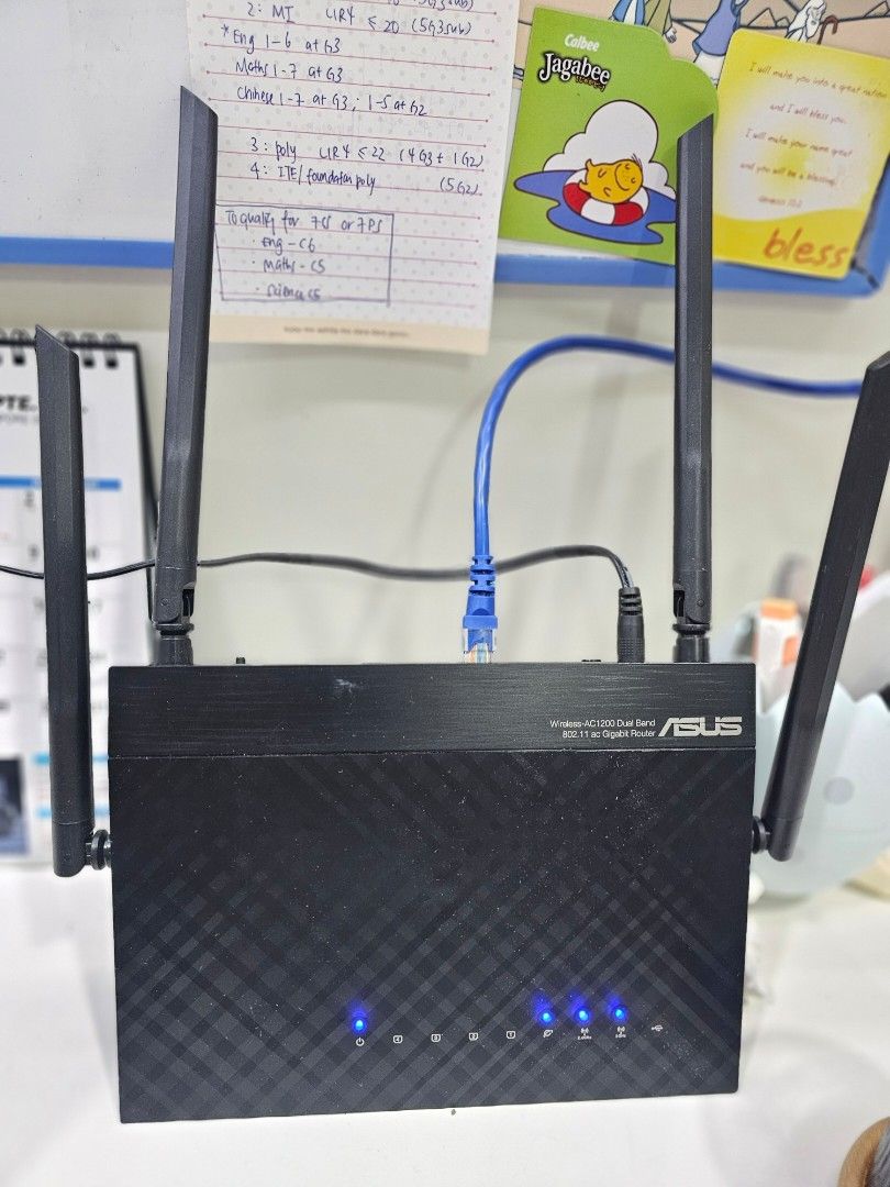 ASUS RT-AC1200G+ Dual-band Wireless Router, Computers & Tech, Parts ...