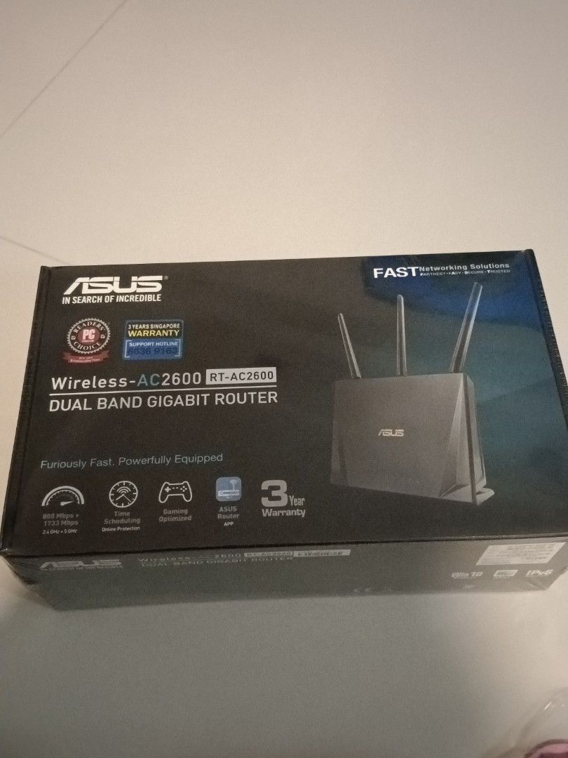 ASUS Wireless-AC2600 RT-AC2600 Dual Band Gigabit Router, Computers ...