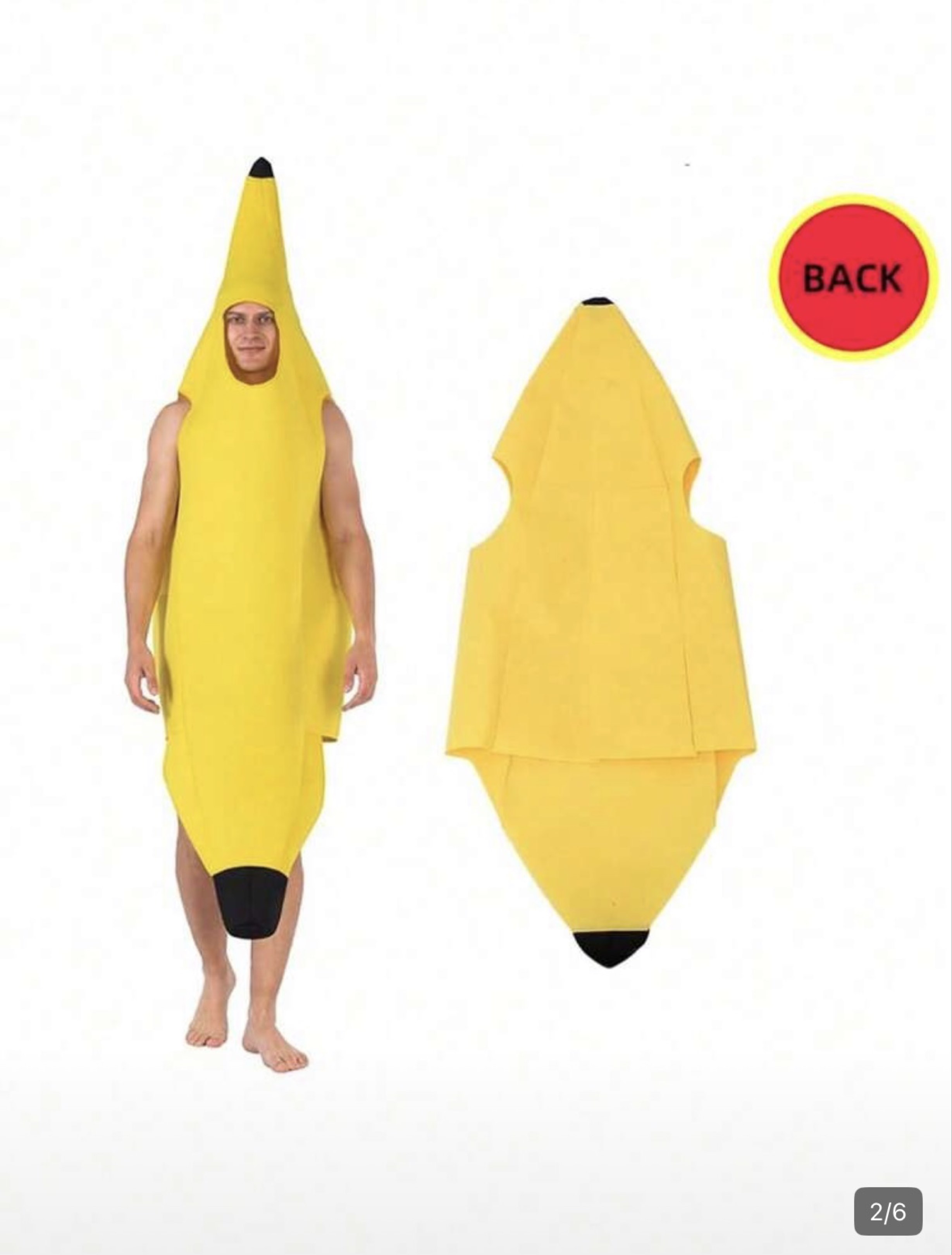 Banana suit / banana costume, Hobbies & Toys, Occasions & Party ...
