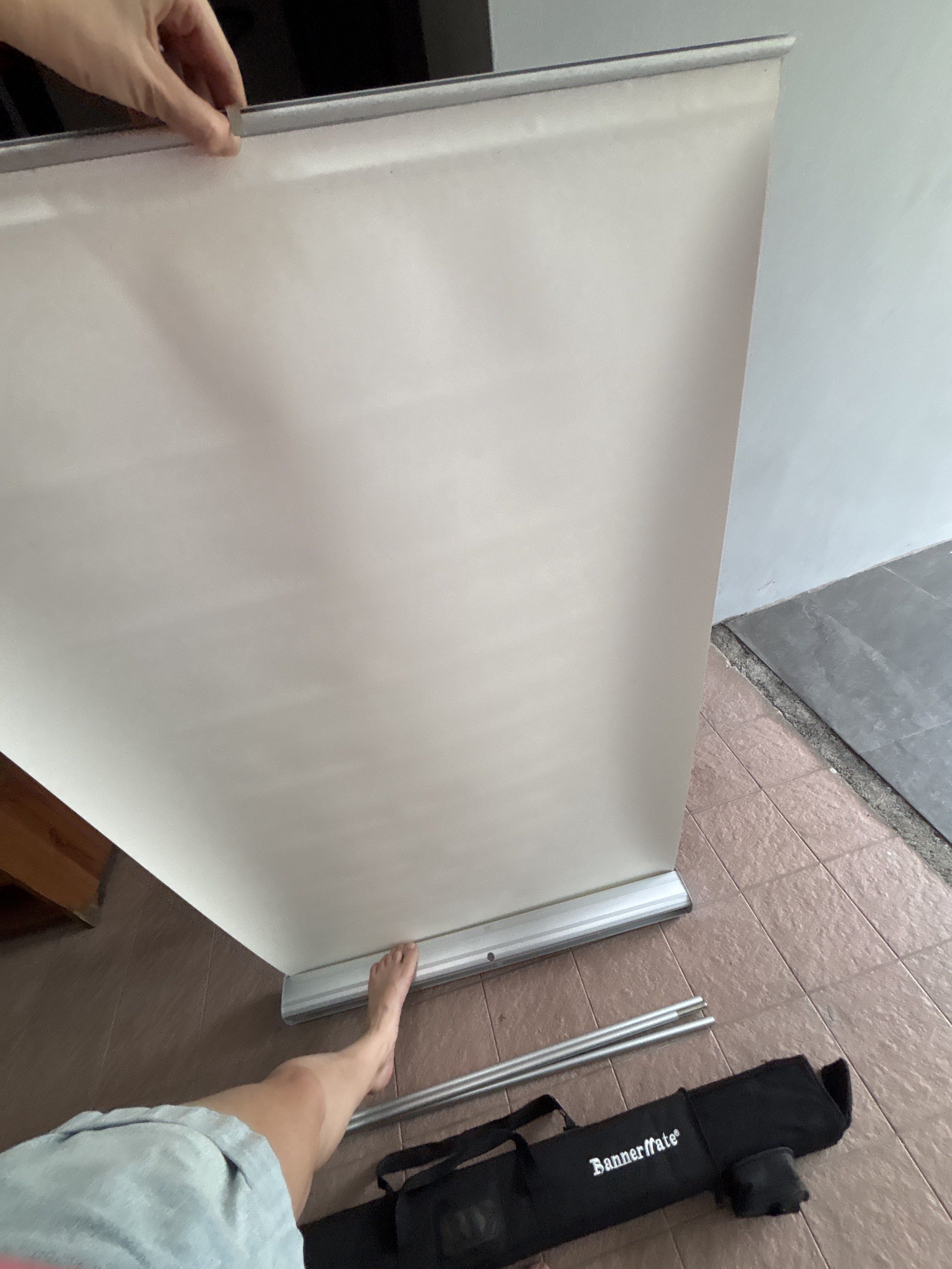 Banner Mate Retractable Banner Stand, Hobbies & Toys, Occasions & Party ...