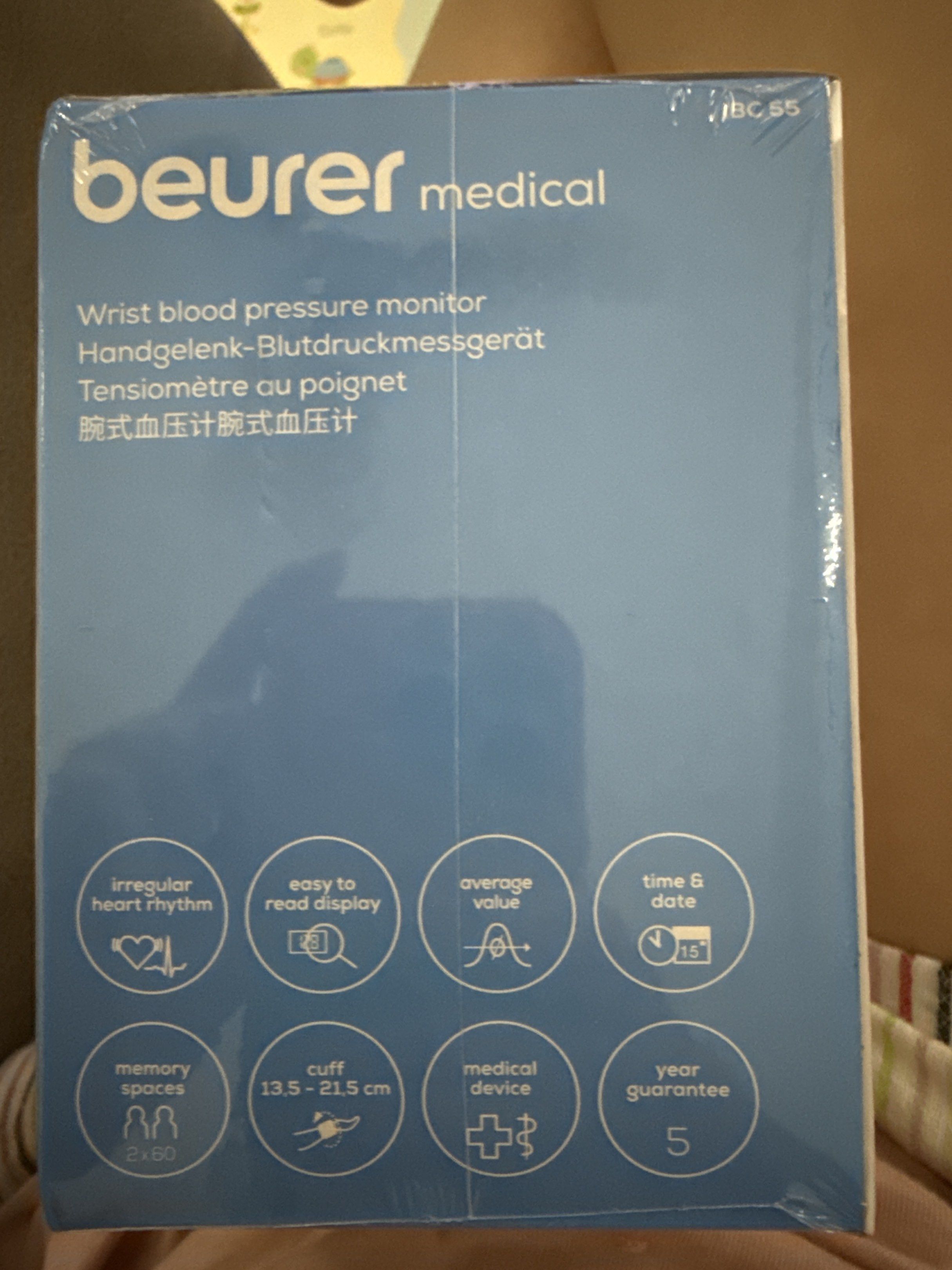 Beurer Medical Wrist Blood Pressure Monitor, Health & Nutrition, Health ...
