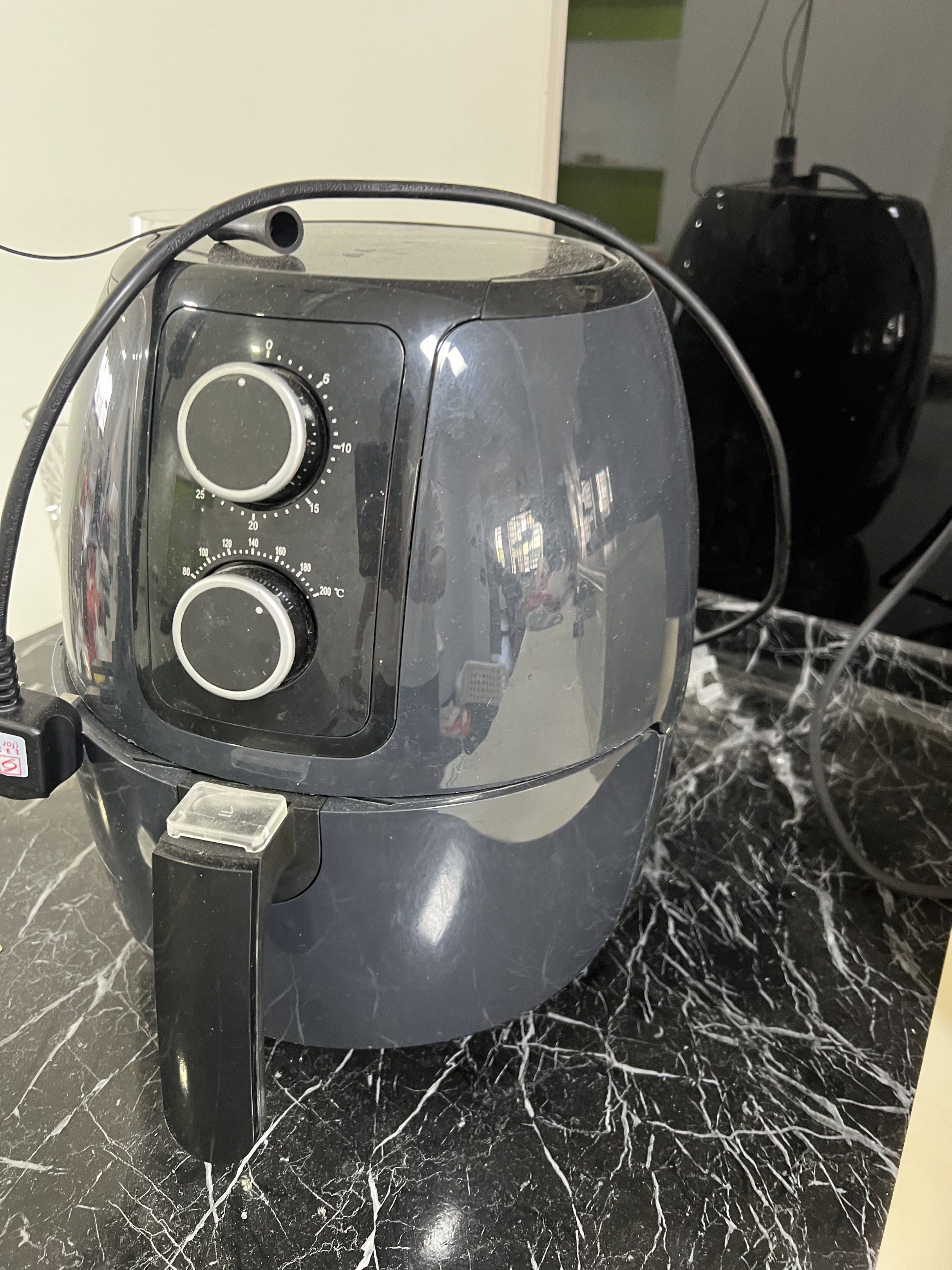 Black Air Fryer - Used, TV & Home Appliances, Kitchen Appliances ...