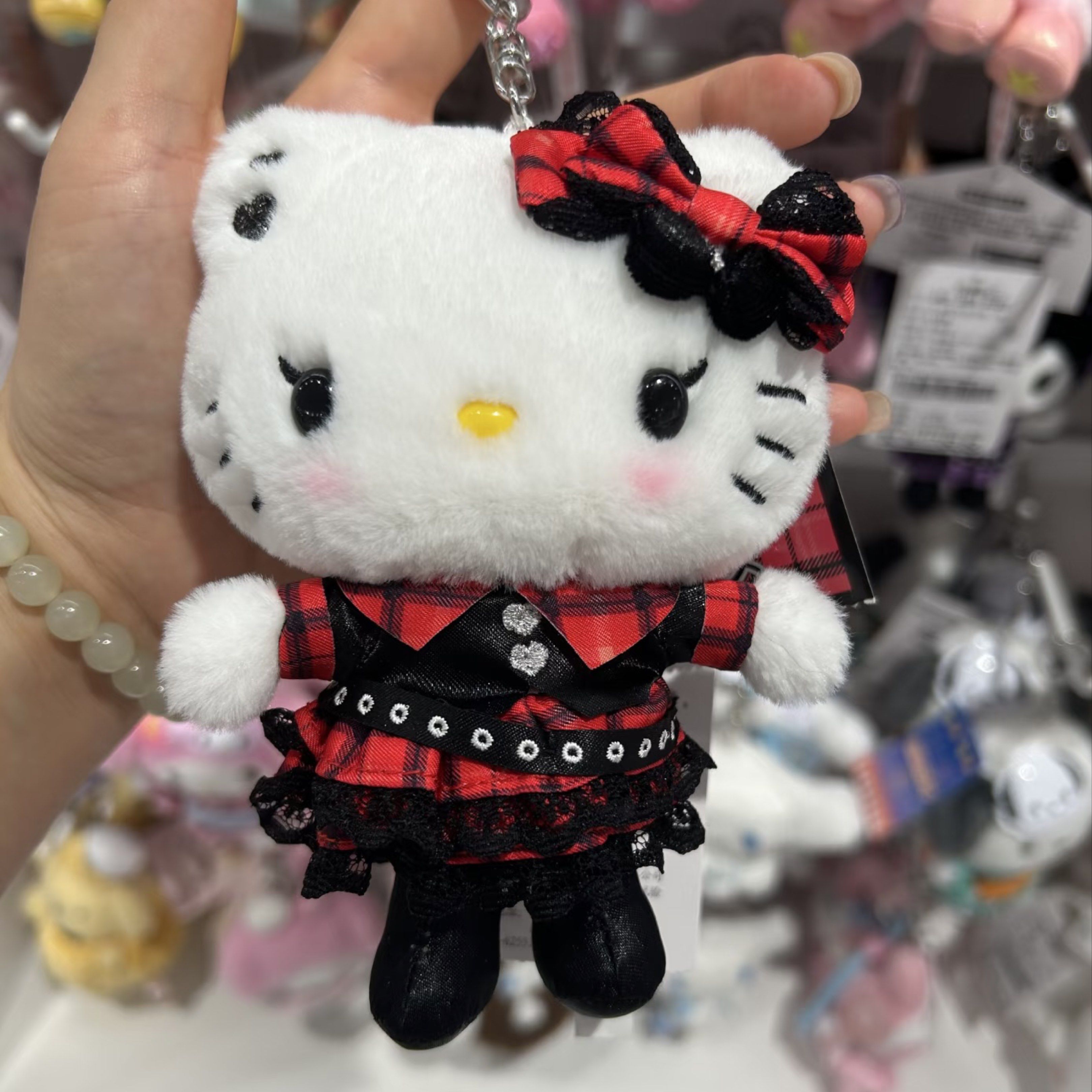 BN Authentic Sanrio Rock Sweet Series Hello Kitty Plush Keychain ...