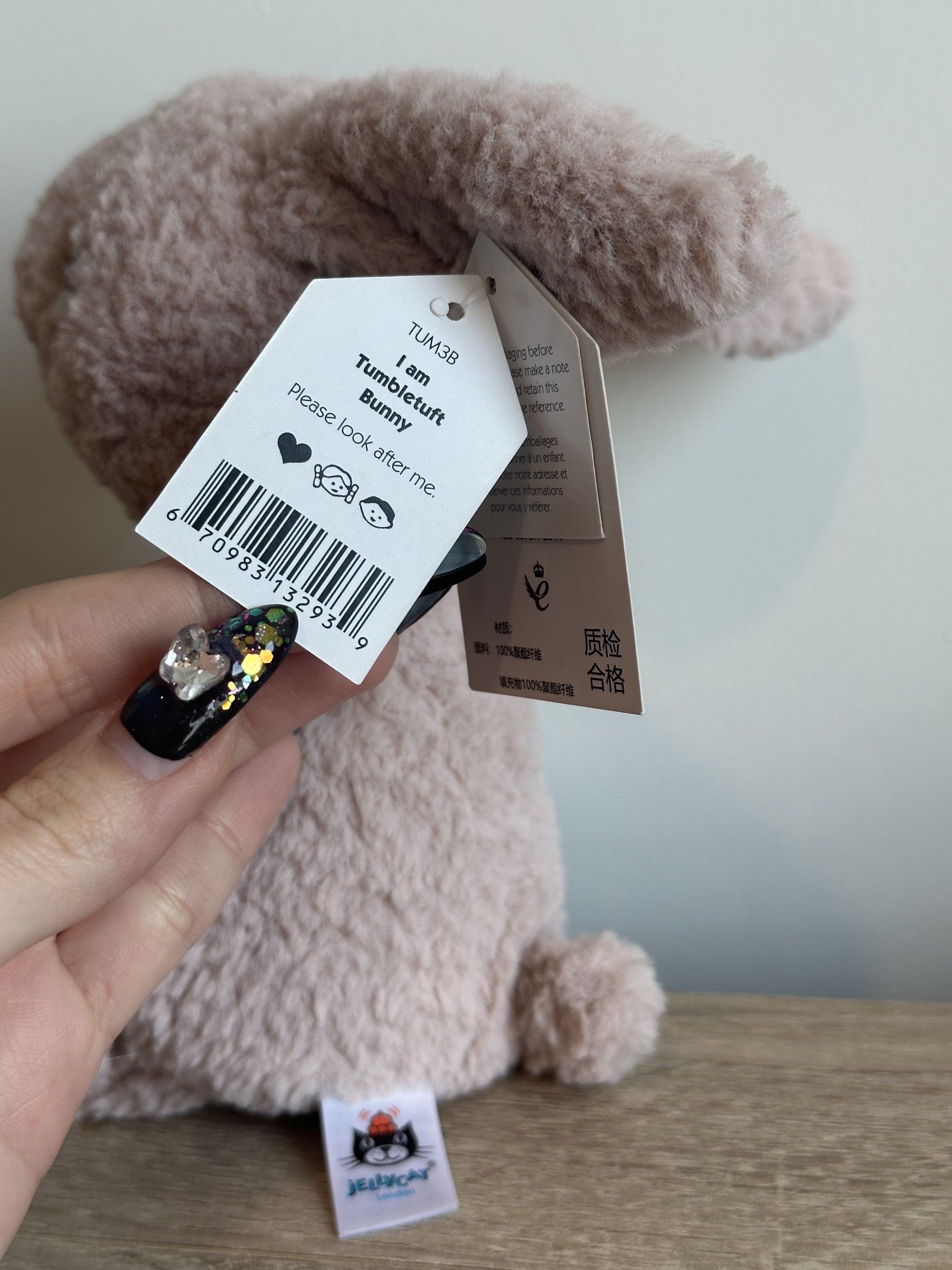 Brand new with tag 🔥Rare & Retired 🐰🐇 Jellycat Tumbletuft Bunny ...