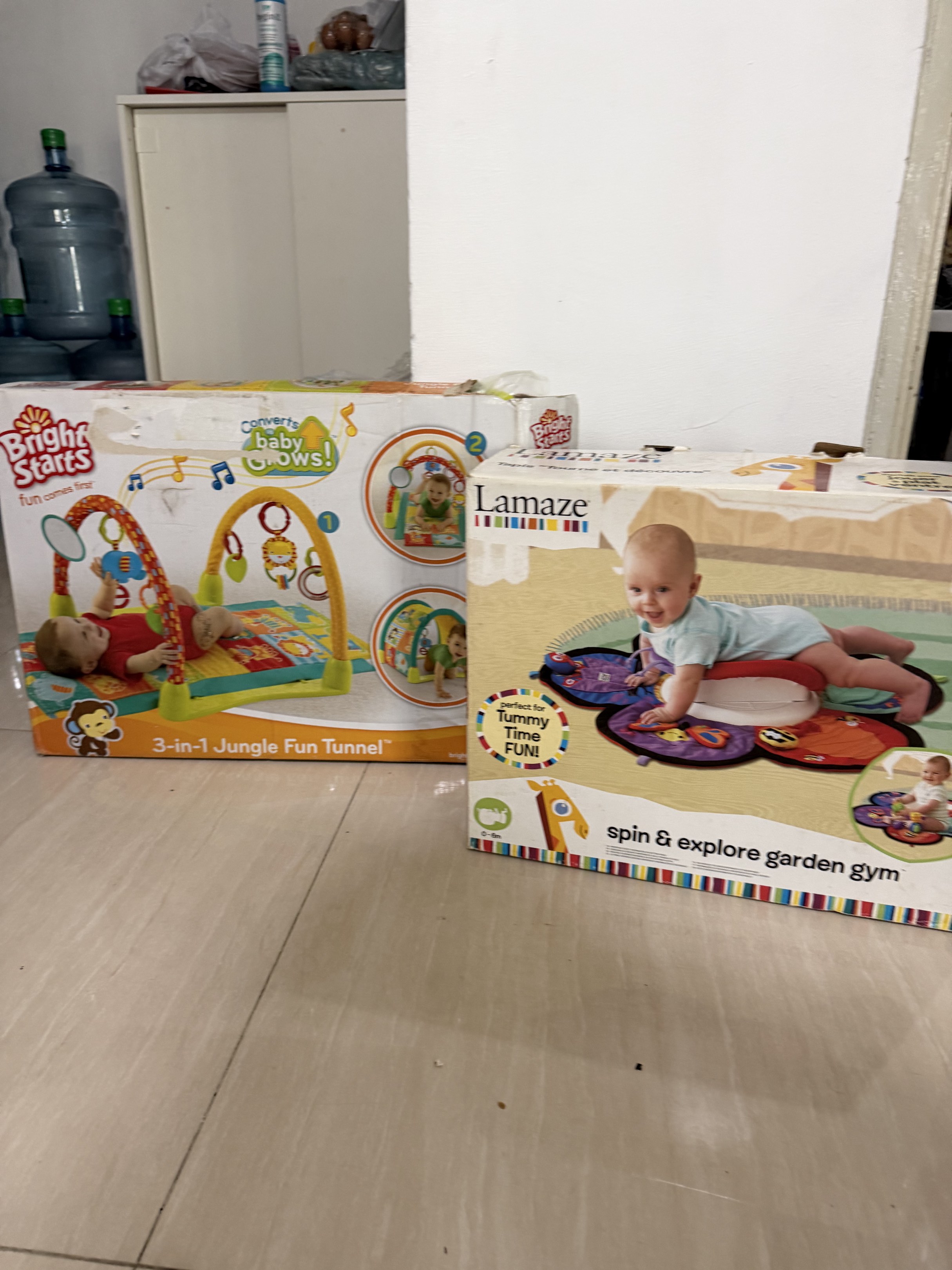 Bright Starts & Lamaze Baby Play Gyms, Babies & Kids, Infant Playtime ...