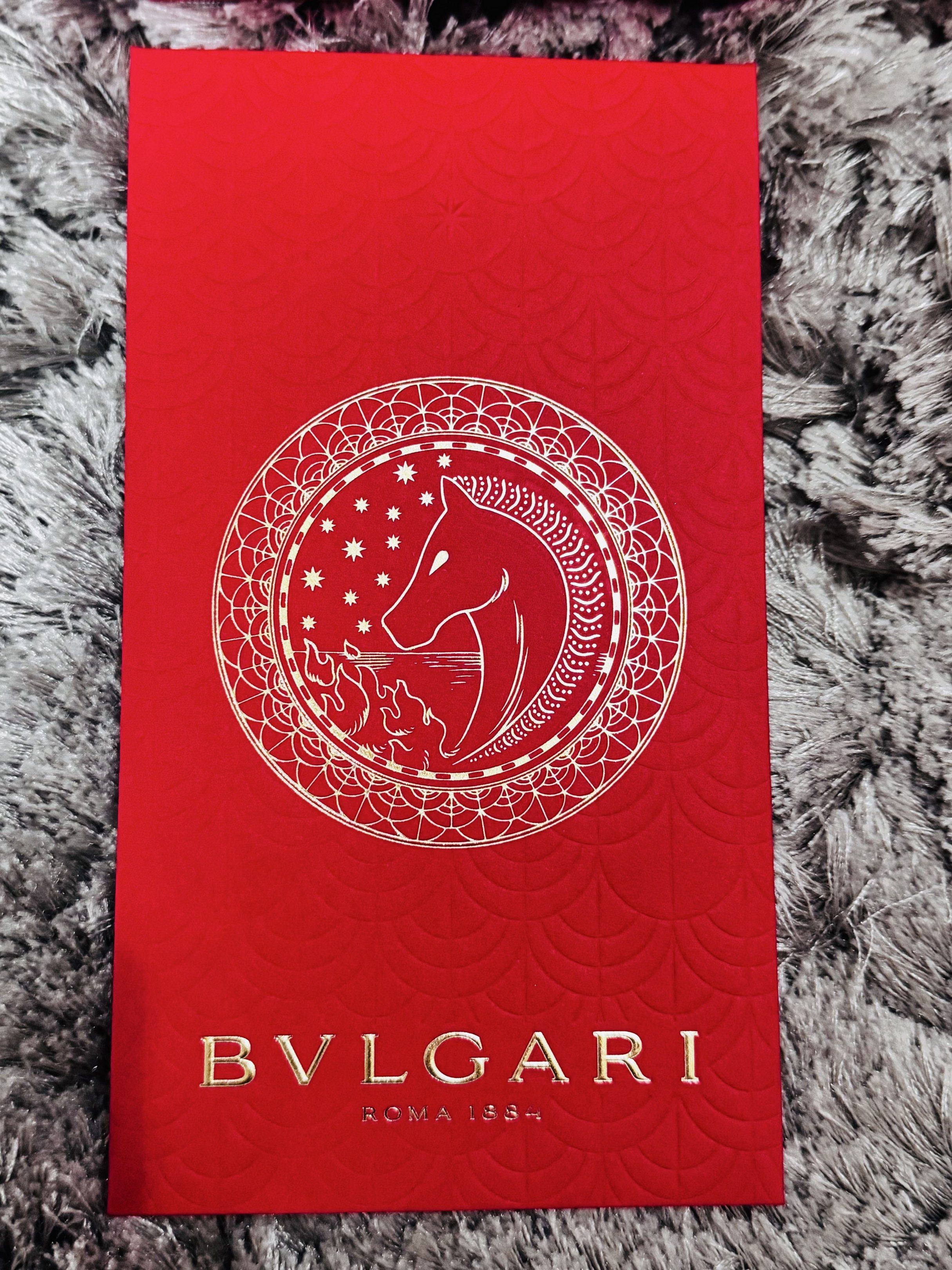 Bvlgari CNY red packets Horse 2026, Hobbies & Toys, Stationery & Craft ...