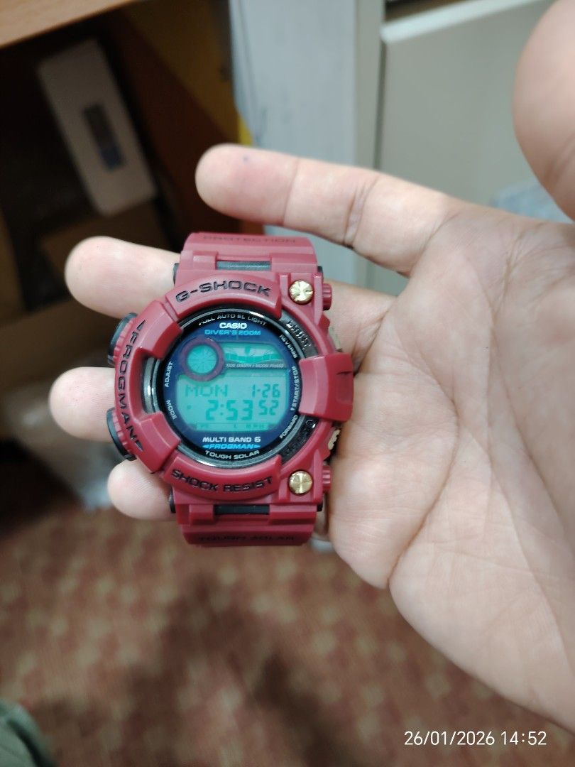 Casio G-Shock Frogman gwf 1000 nv Multi Band 6, Women's Fashion ...