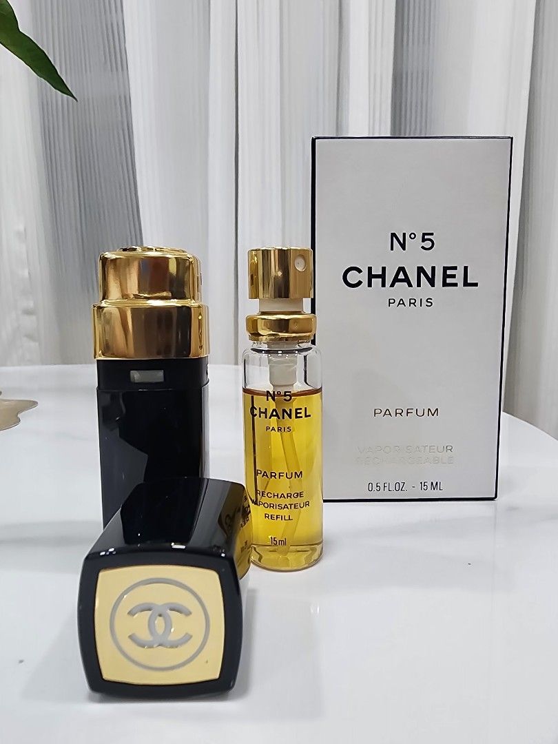 Chanel No. 5 Pure Parfum 15ml, Beauty & Personal Care, Fragrance ...