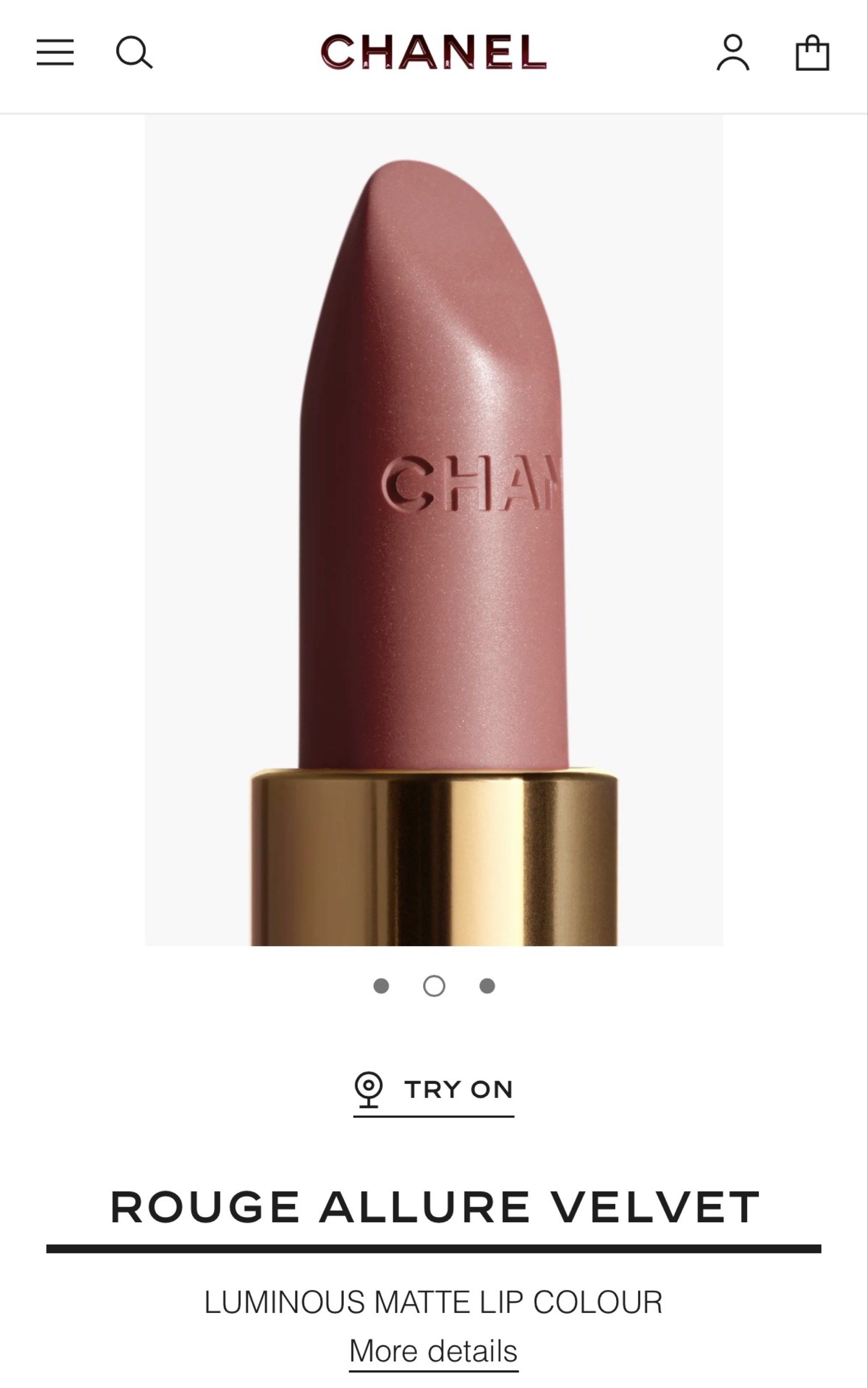 Chanel ROUGE ALLURE VELVET, Beauty & Personal Care, Face, Makeup ...