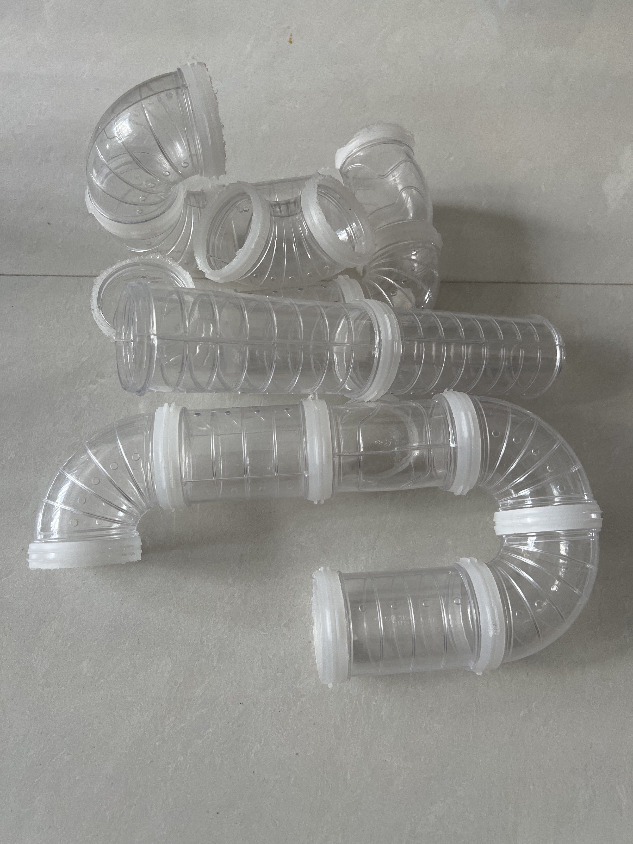 Clear Plastic Hamster Tunnels - New, Pet Supplies, Homes & Other Pet ...