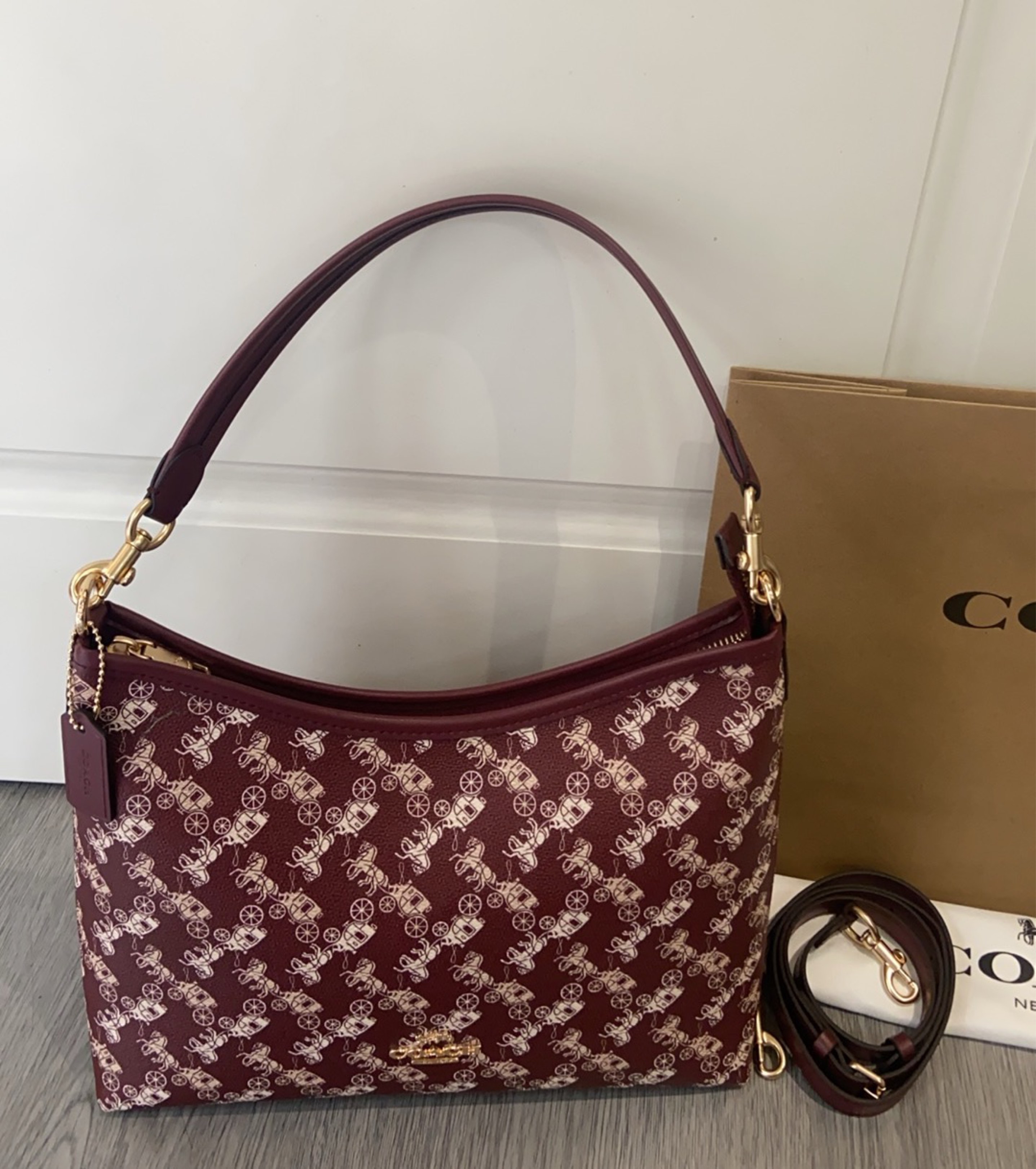 Coach Horse Year Laurel Bag, Women's Fashion, Bags & Wallets, Cross ...