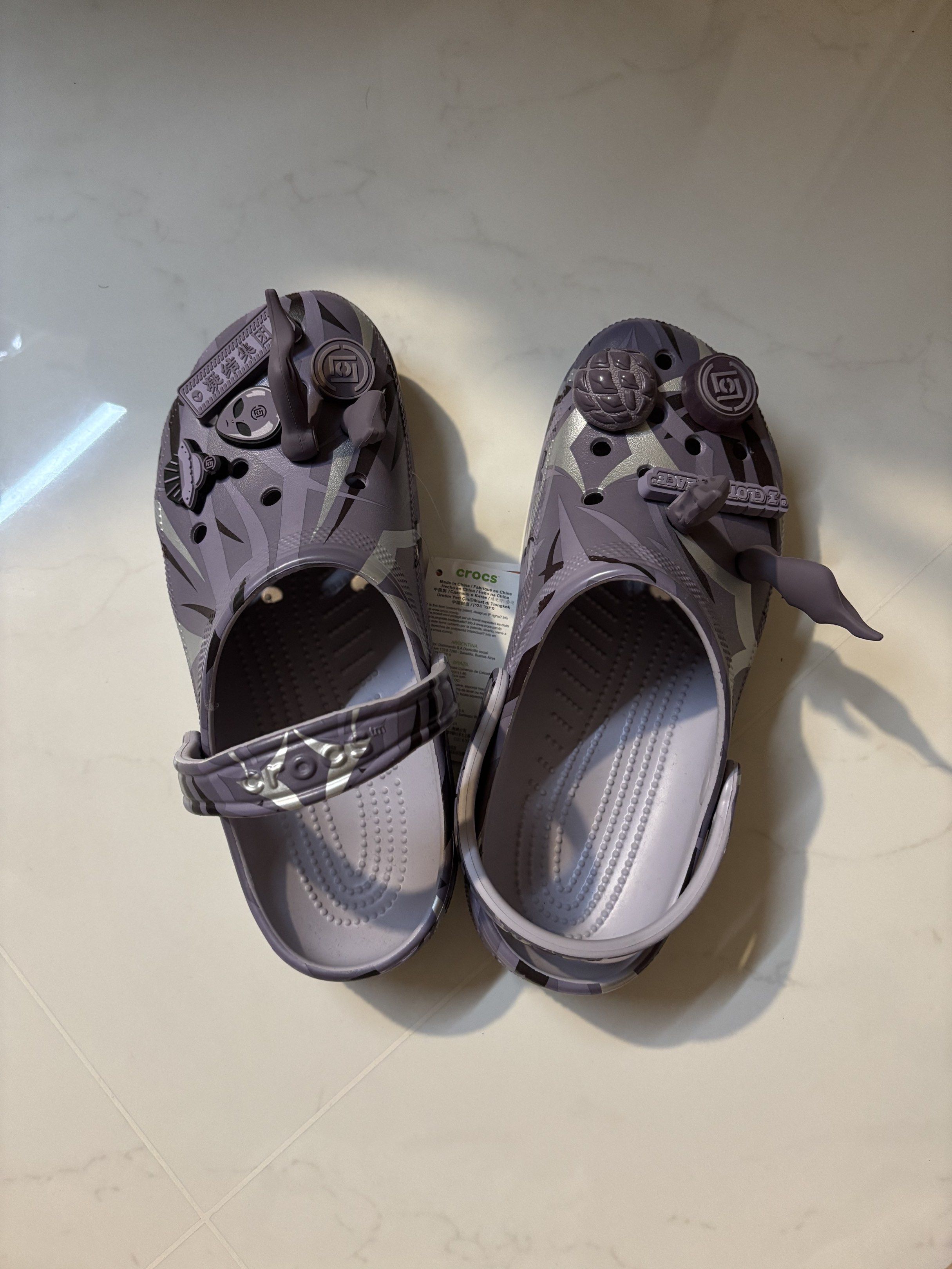 Crocs x CLOT Classic Clog Mauve Mist, Men's Fashion, Footwear ...