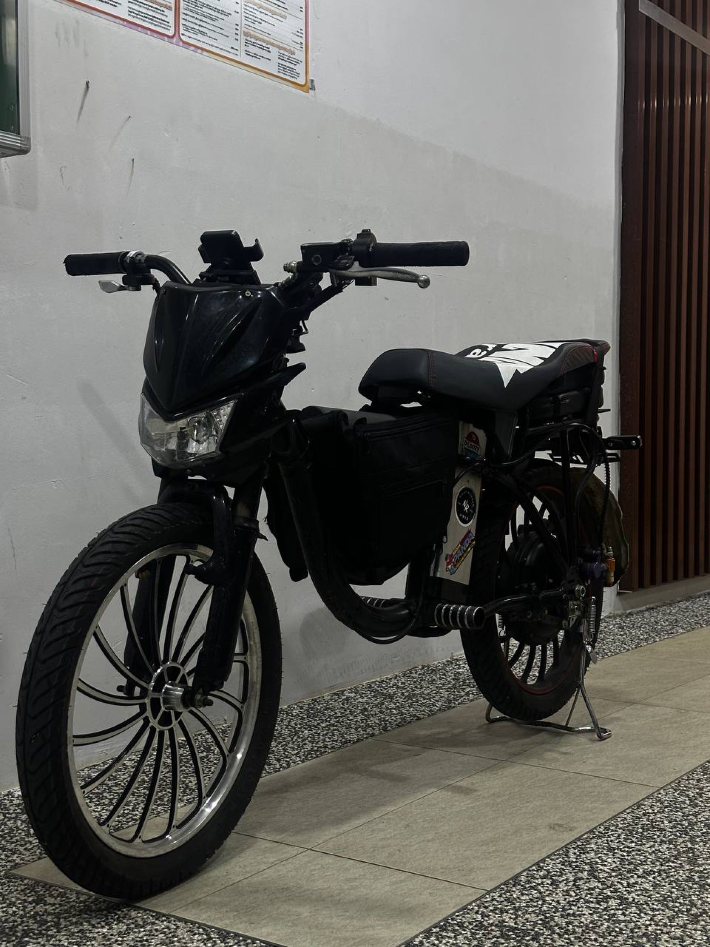 Custom Electric Bike - Black, Sports Equipment, PMDs, E-Scooters & E ...